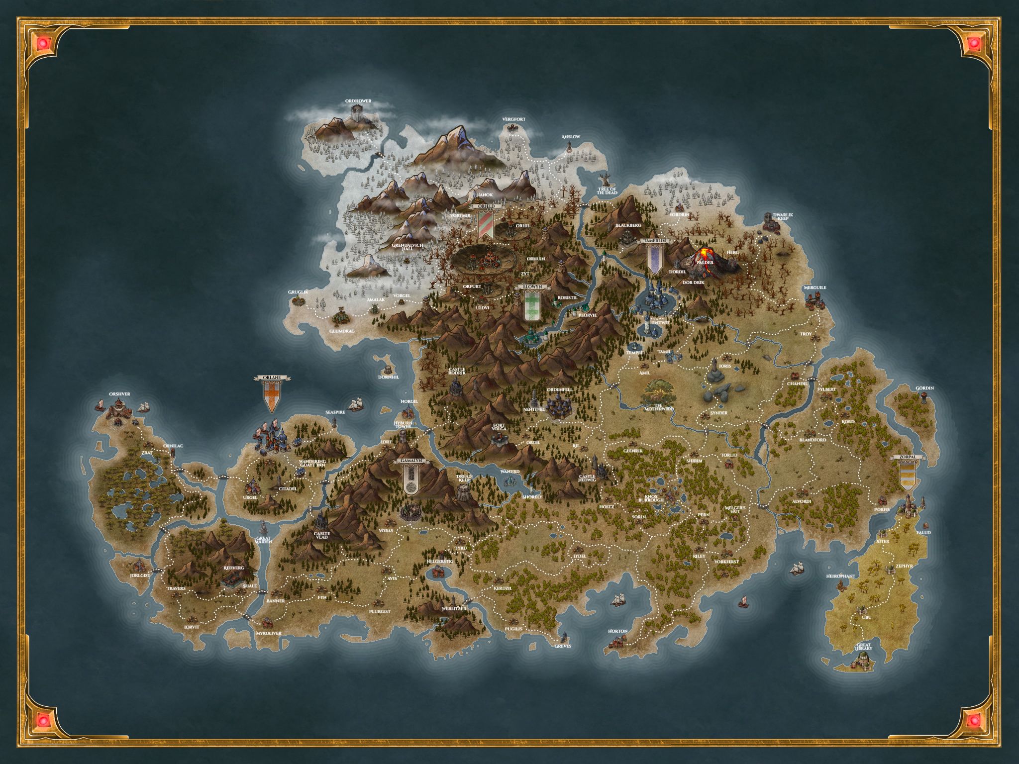 The Darendulls (Regional Classic) | Inkarnate - Create Fantasy Maps Online