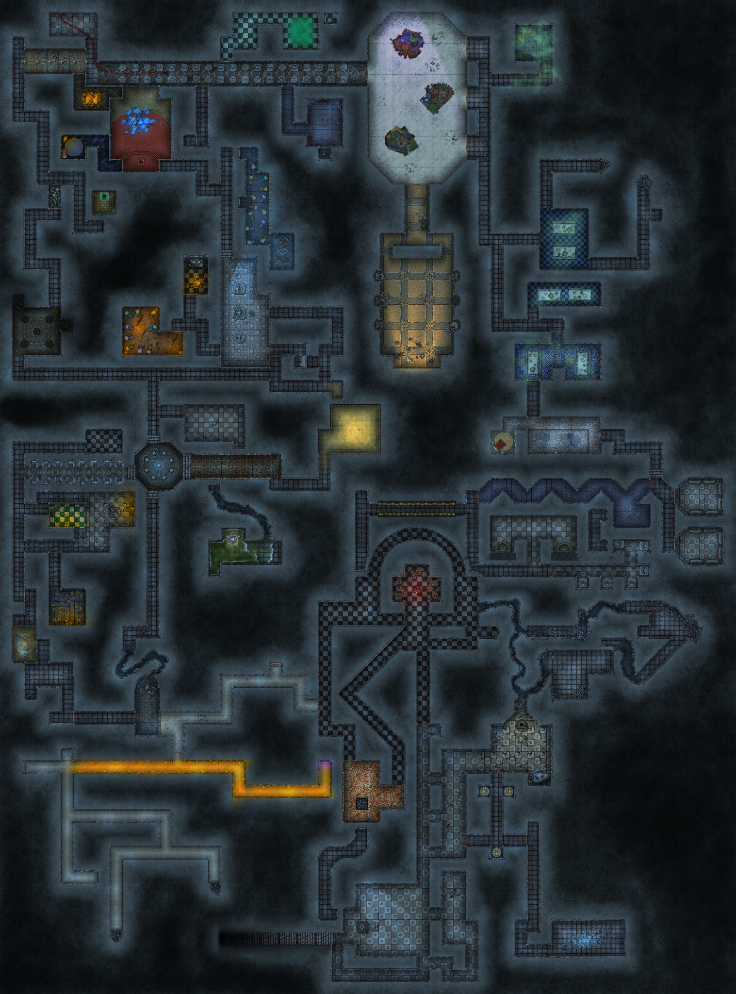 Undermountain - Level 1 | Inkarnate - Create Fantasy Maps Online