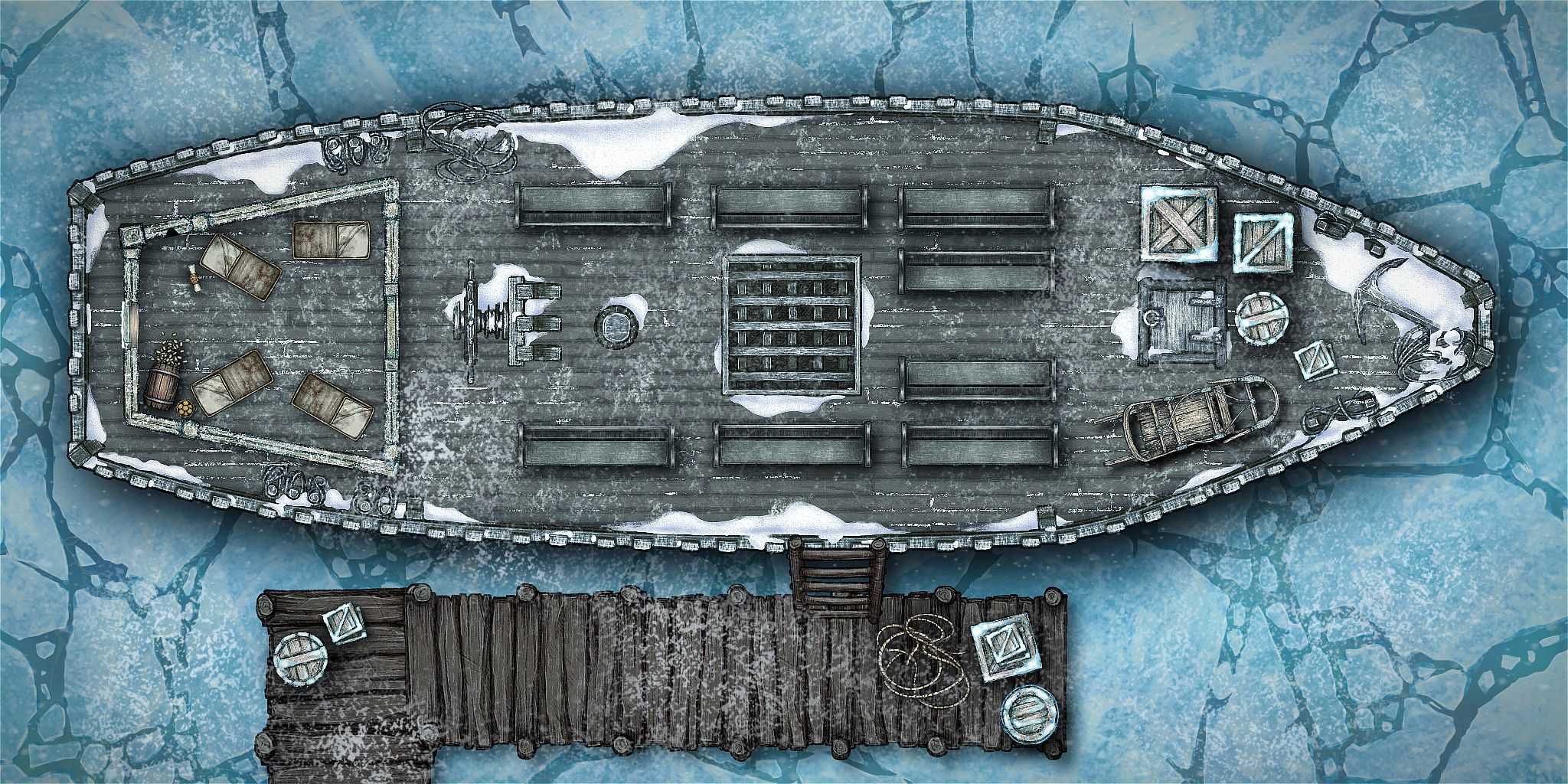 Easthaven Ferry-Duergar Hideout-Rime of the Frost Maiden | Inkarnate ...