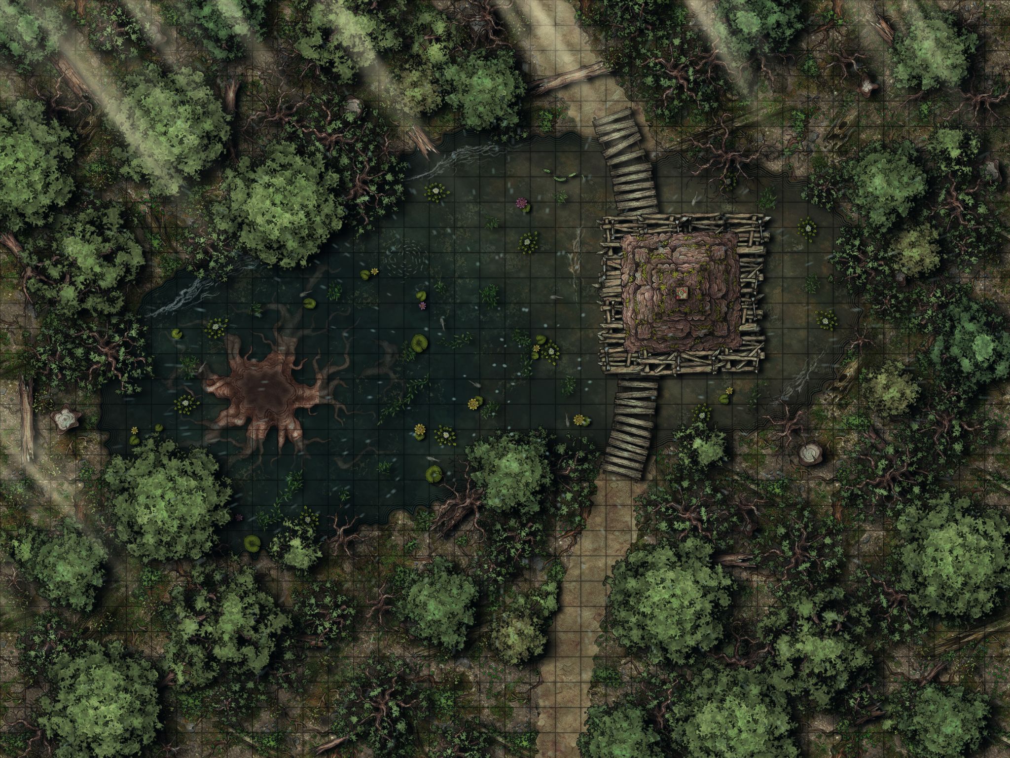 Swamp Map | Inkarnate - Create Fantasy Maps Online