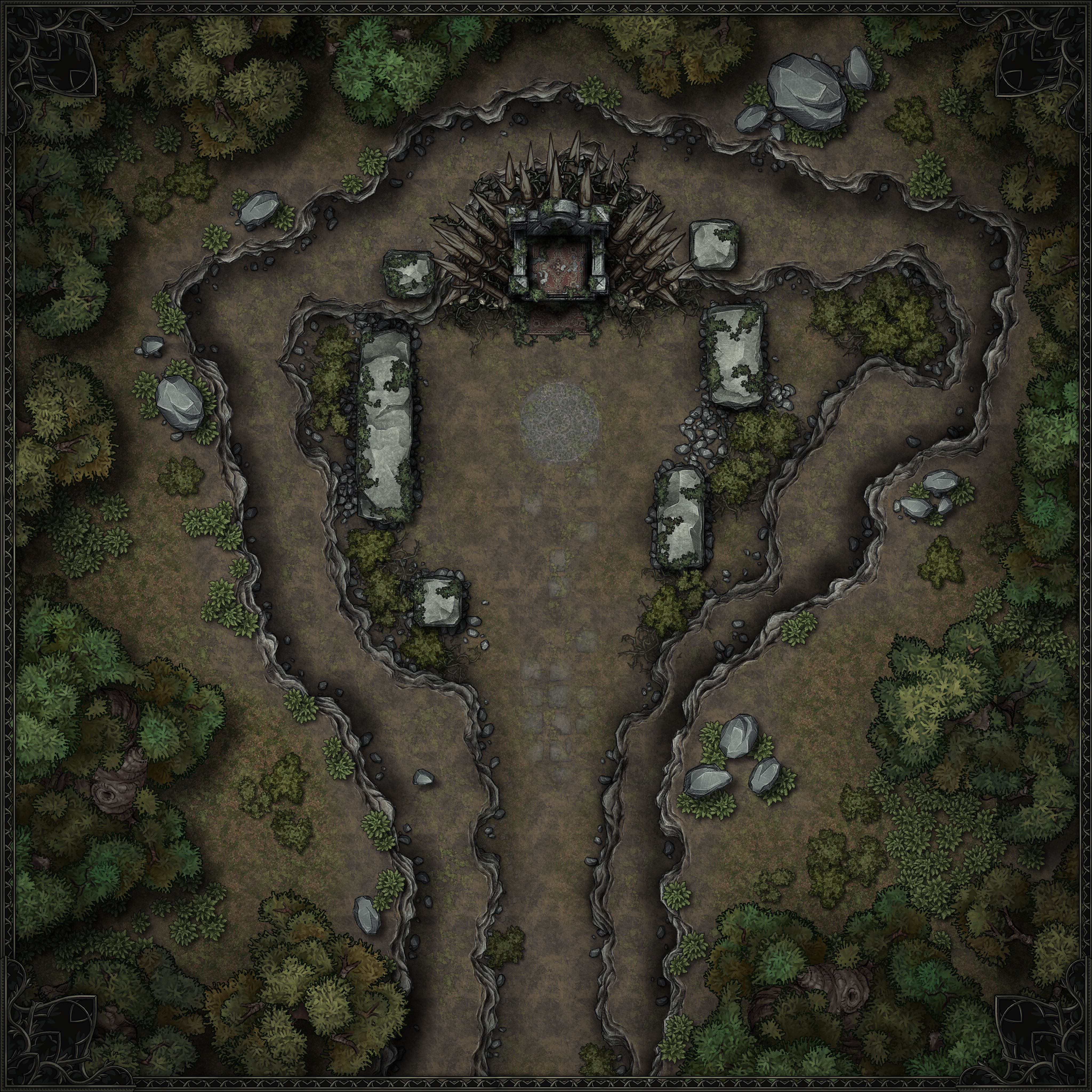 Throne of Thorns | Inkarnate - Create Fantasy Maps Online