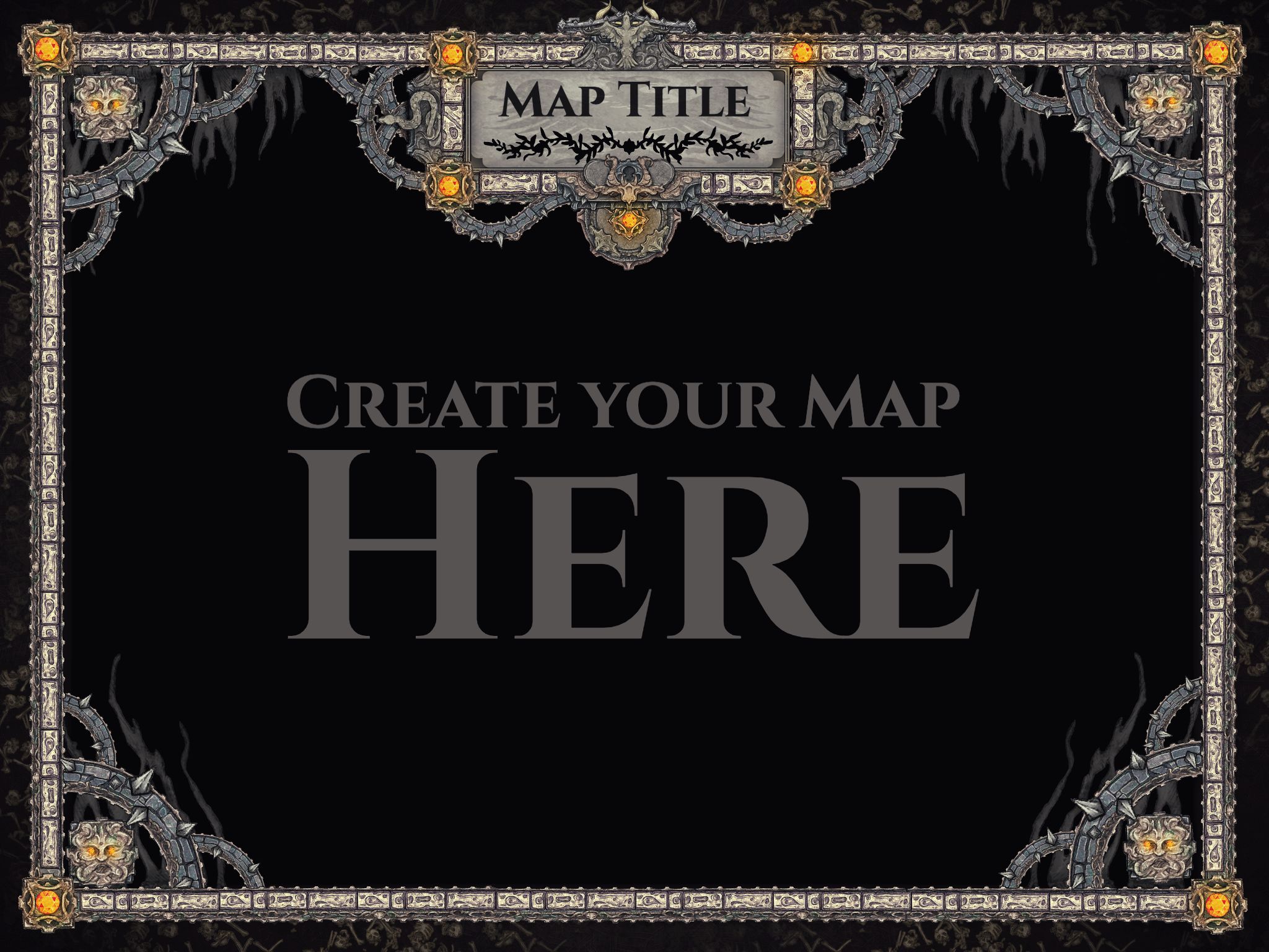 Gothic Horror Frame | Inkarnate - Create Fantasy Maps Online