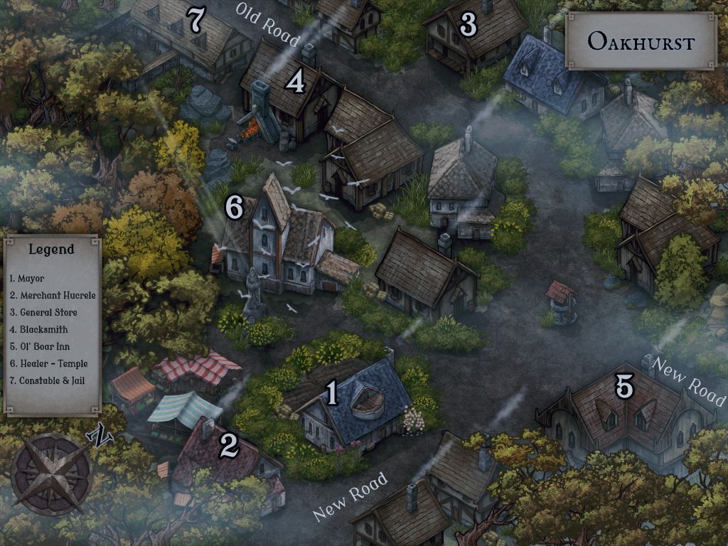 The Sunless Citadel - Oakhurst w/Legend | Inkarnate - Create Fantasy ...