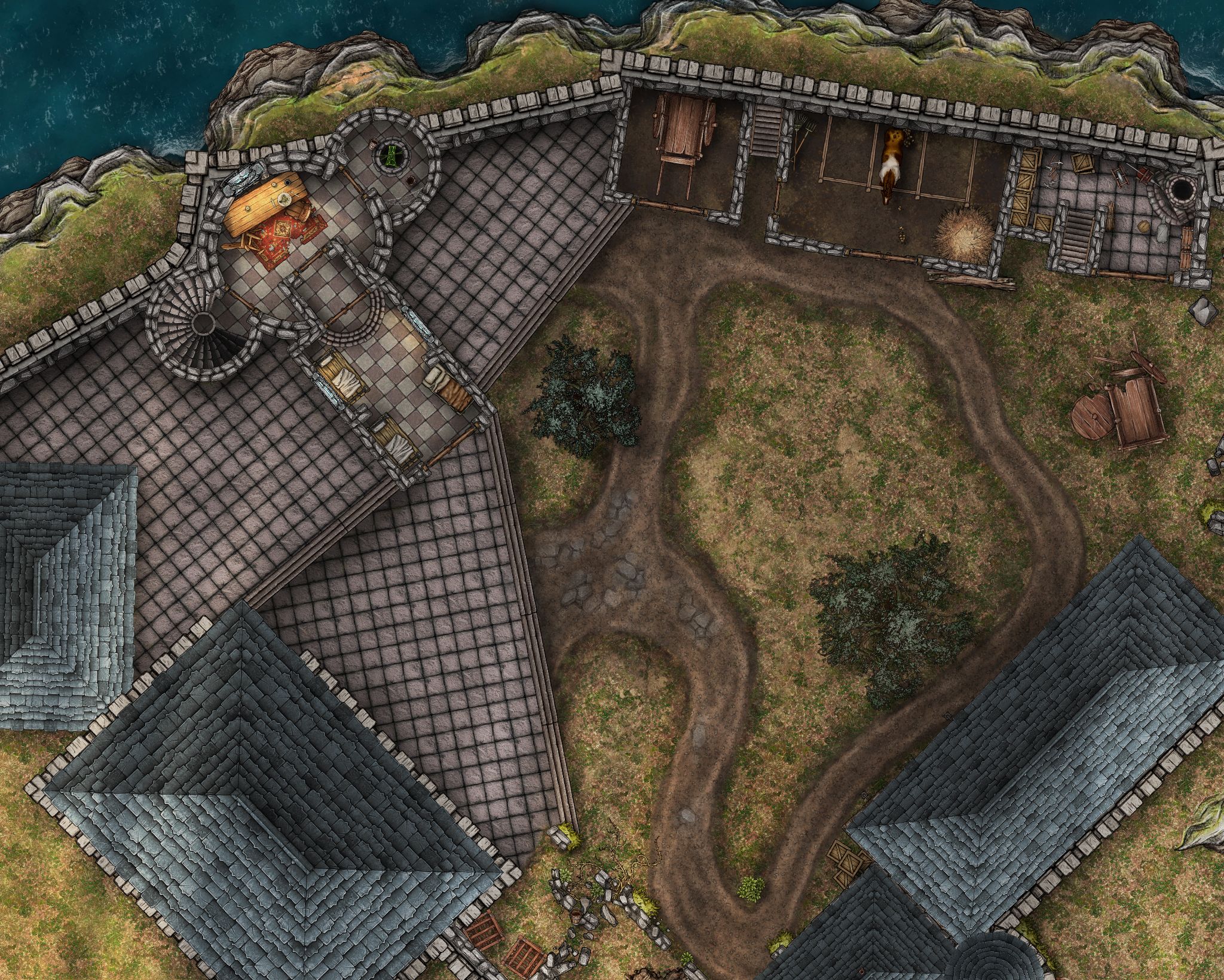 Castle Wittgenstein (Area3) | Inkarnate - Create Fantasy Maps Online