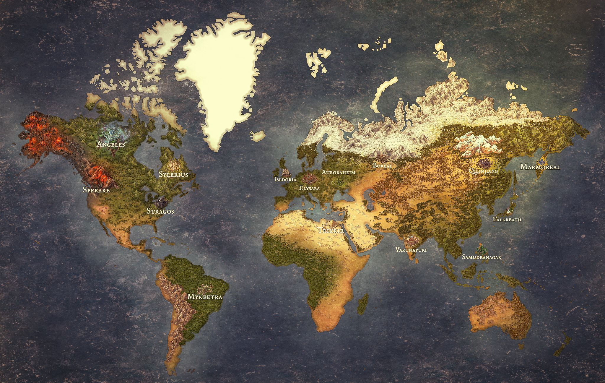 Earth | Inkarnate - Create Fantasy Maps Online