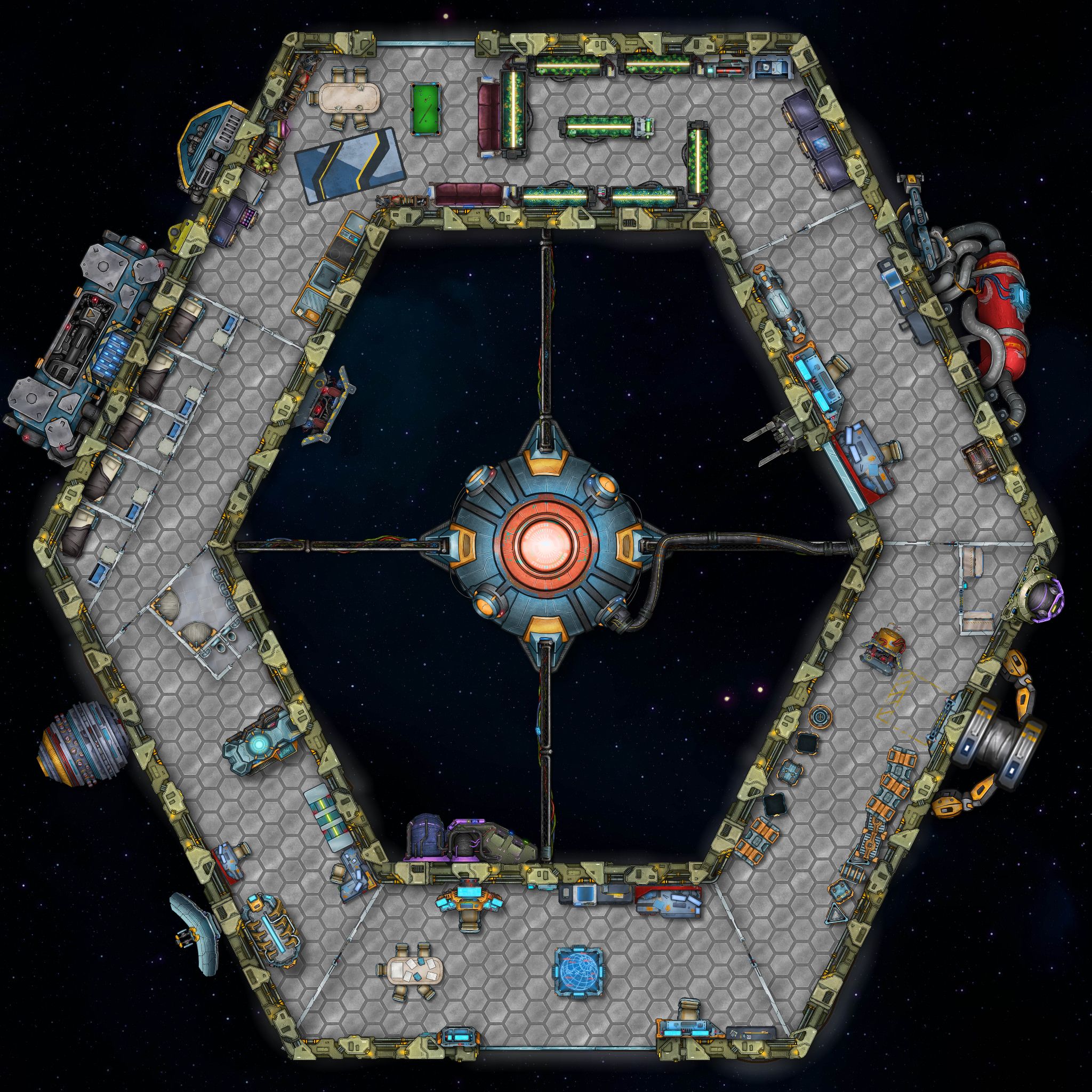 Space station | Inkarnate - Create Fantasy Maps Online