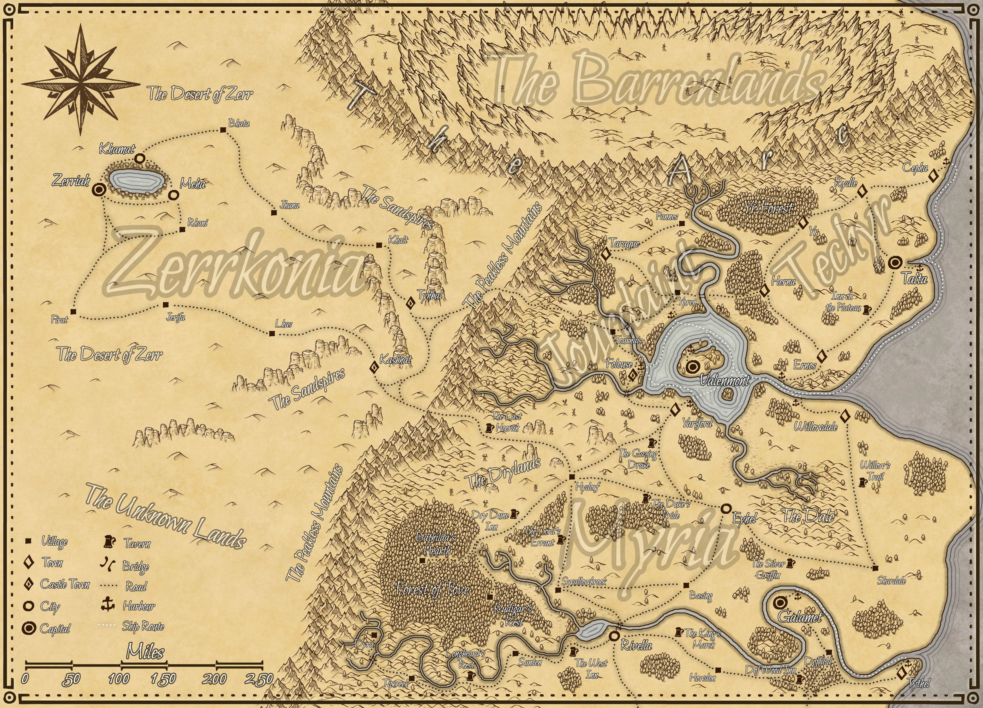 The Continent | Inkarnate - Create Fantasy Maps Online