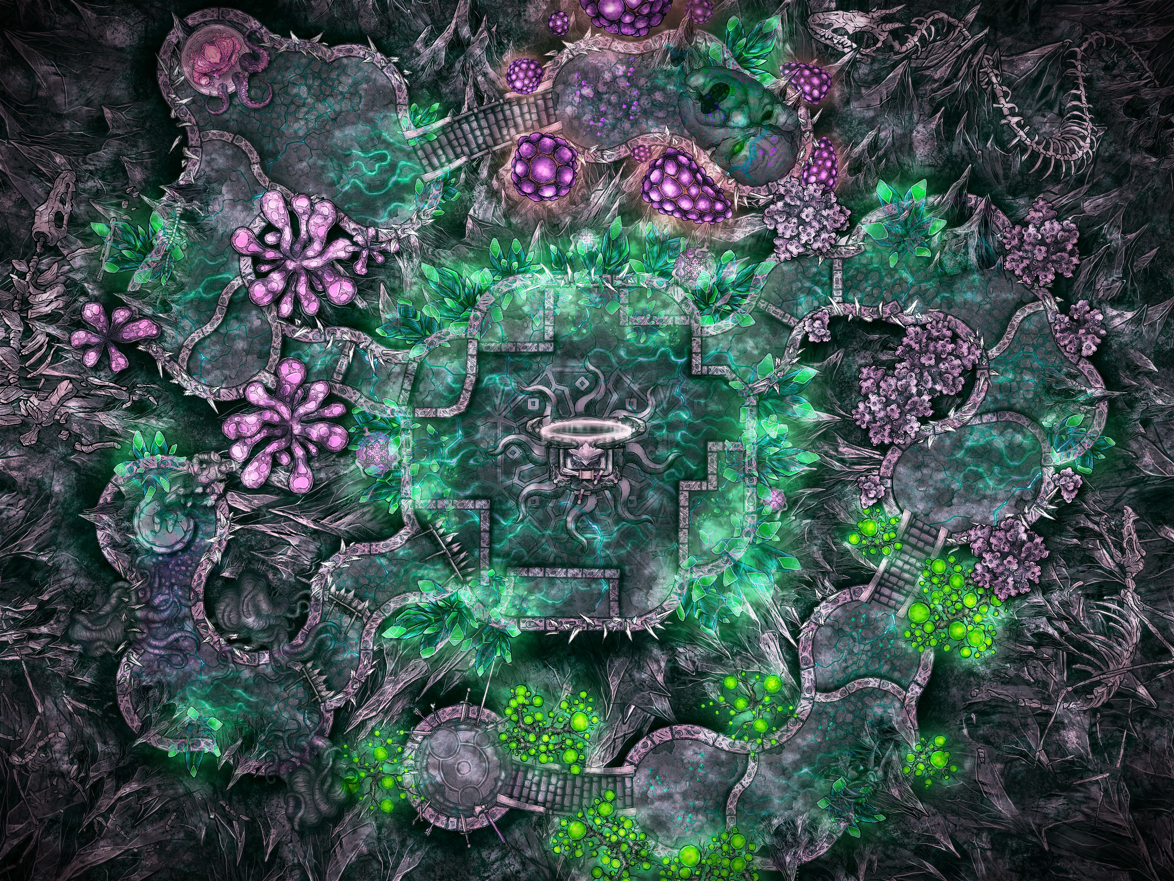Crystal Cavern | Inkarnate - Create Fantasy Maps Online