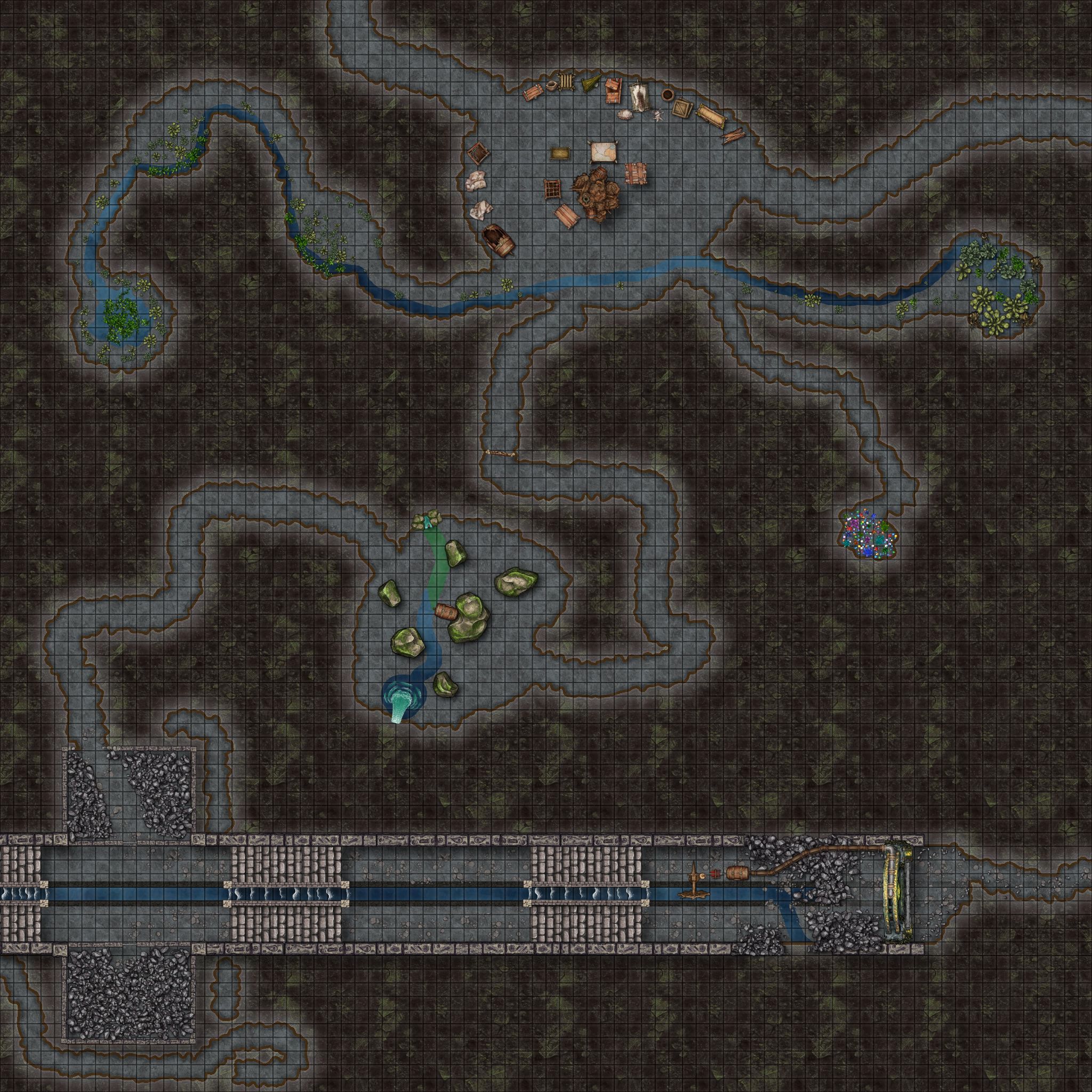Tiamat cult cave | Inkarnate - Create Fantasy Maps Online