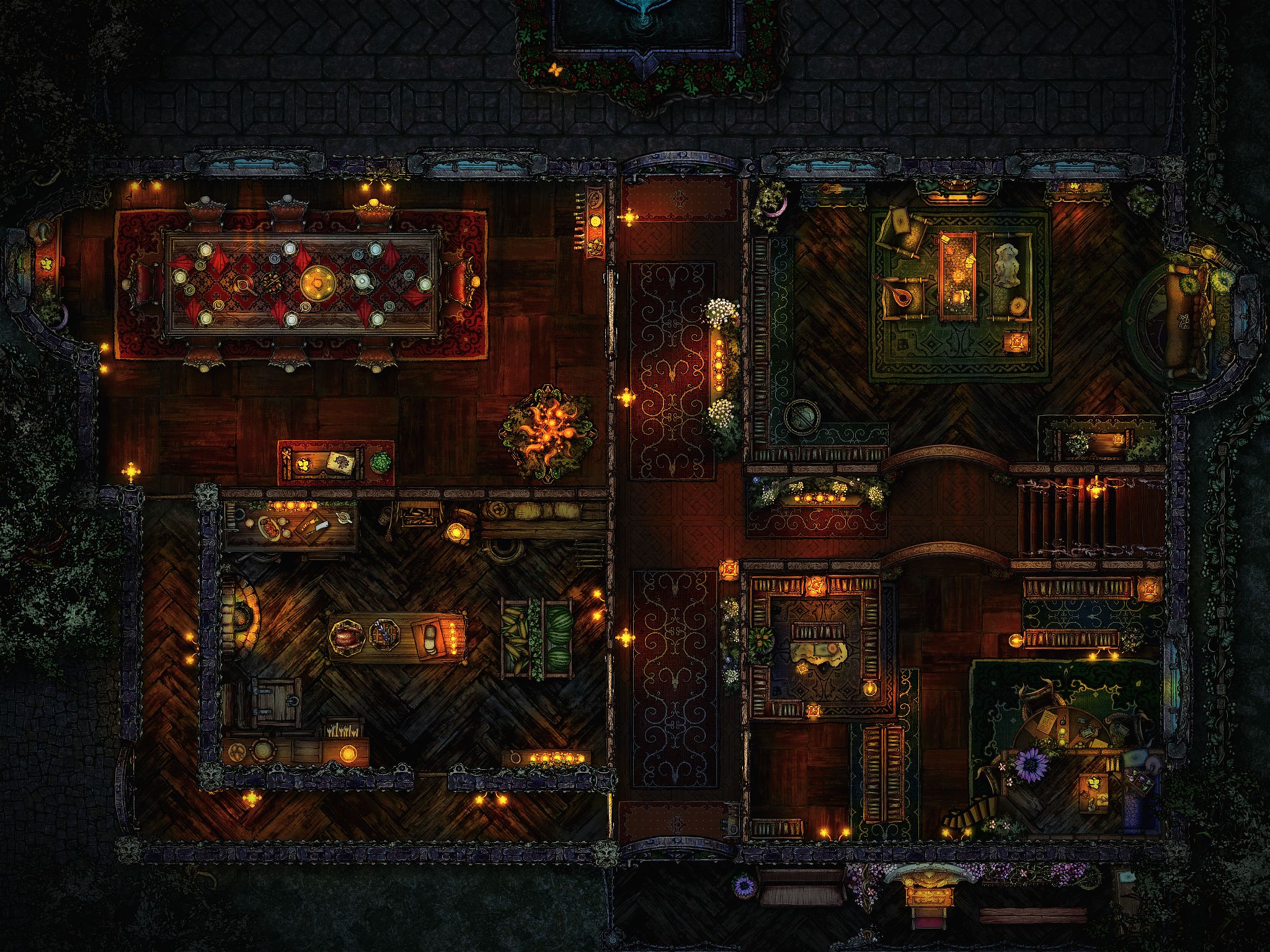 Moorgate Manor | Inkarnate - Create Fantasy Maps Online