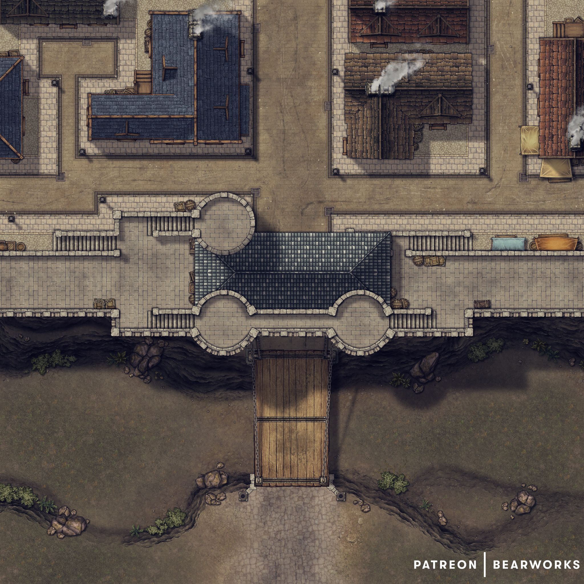 City Gates | Roof | Inkarnate - Create Fantasy Maps Online