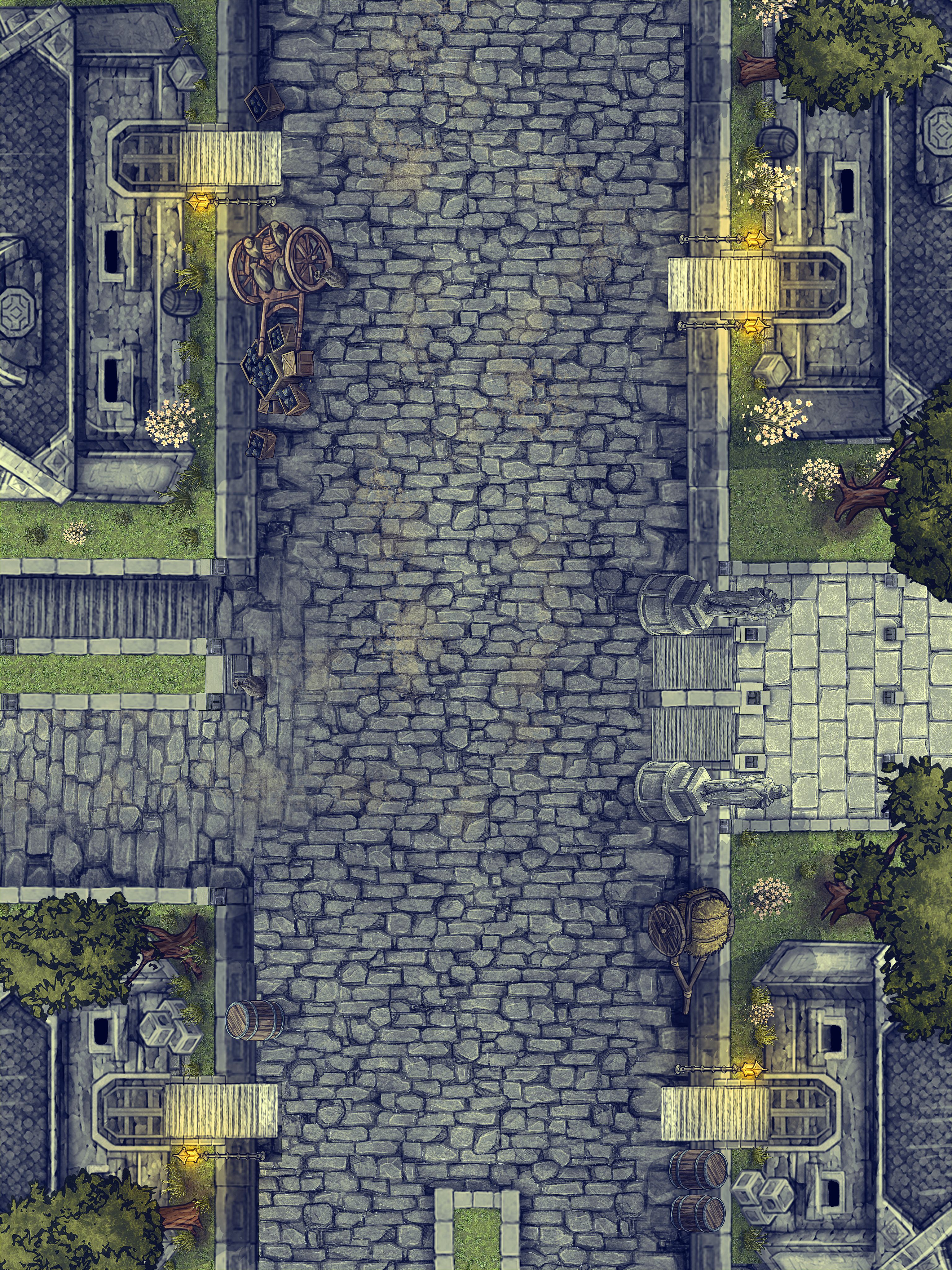 Elite District Road | Inkarnate - Create Fantasy Maps Online