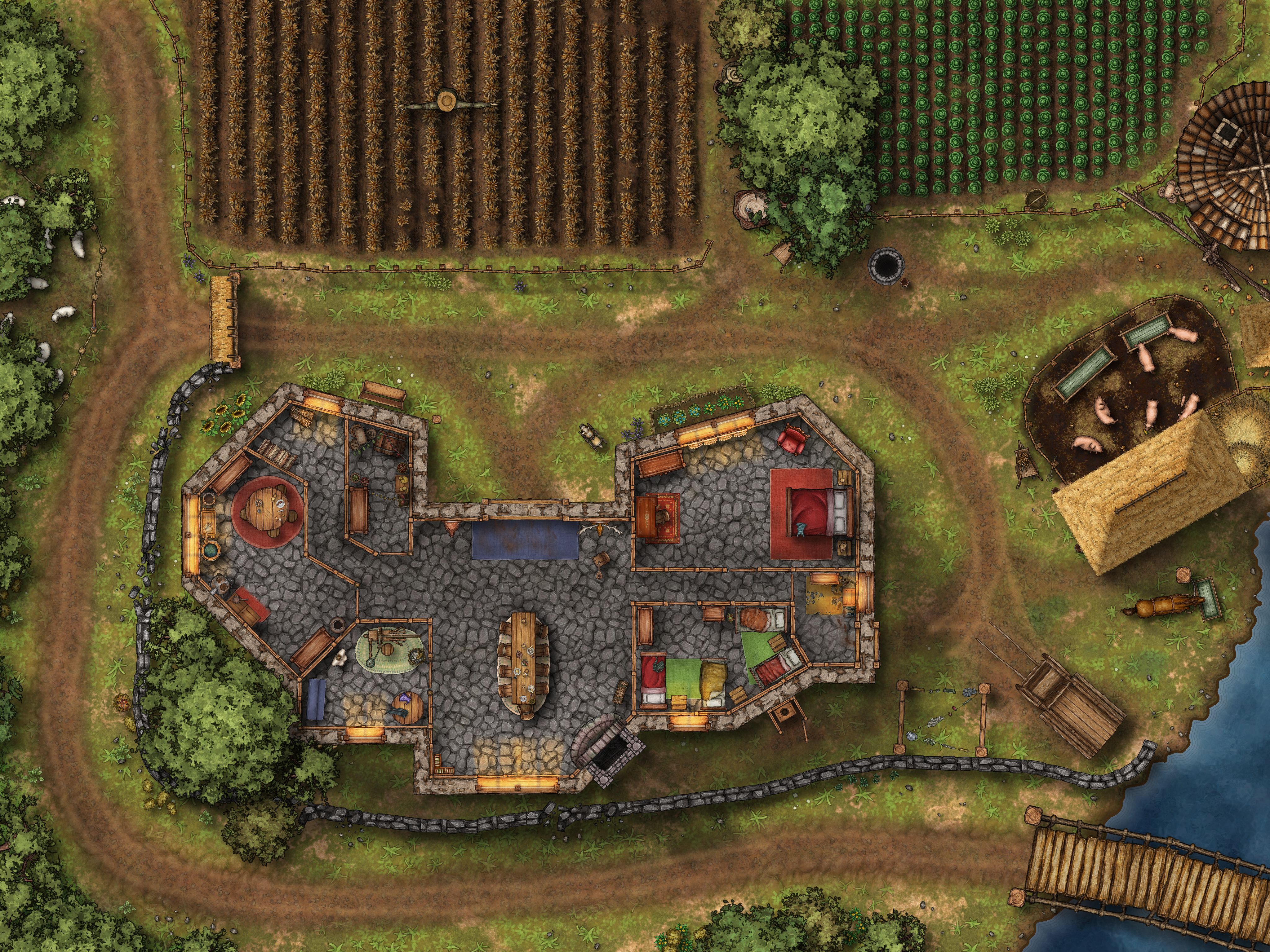 Undertree Farm | Inkarnate - Create Fantasy Maps Online