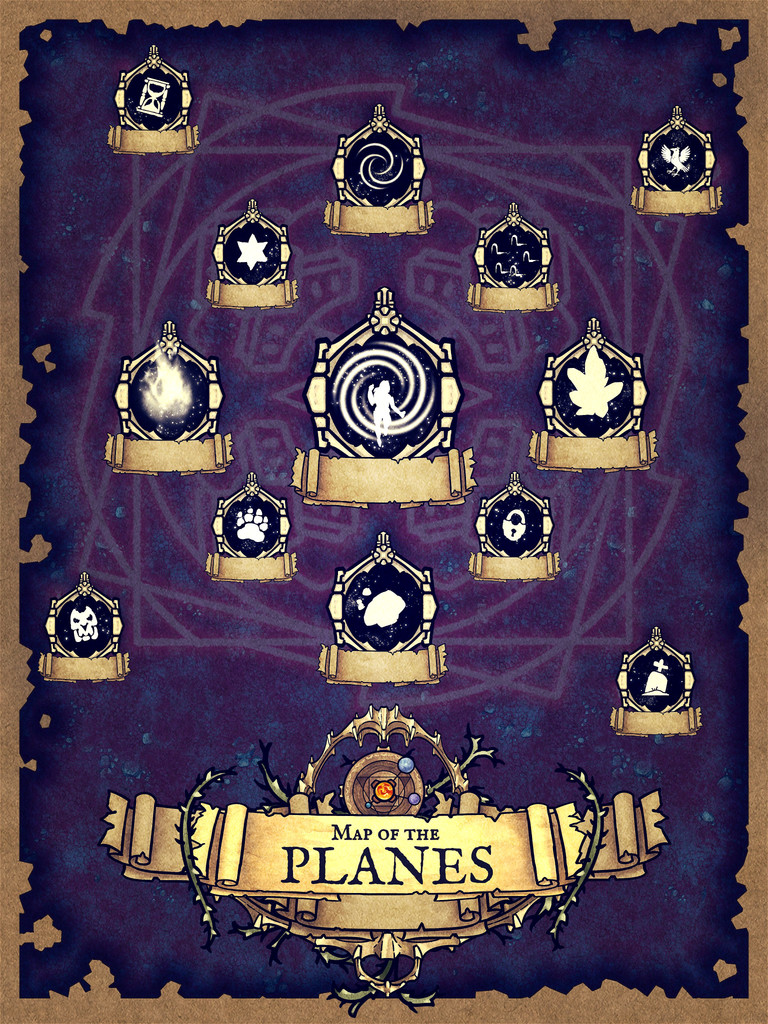 Map of the Planes Template | Inkarnate - Create Fantasy Maps Online