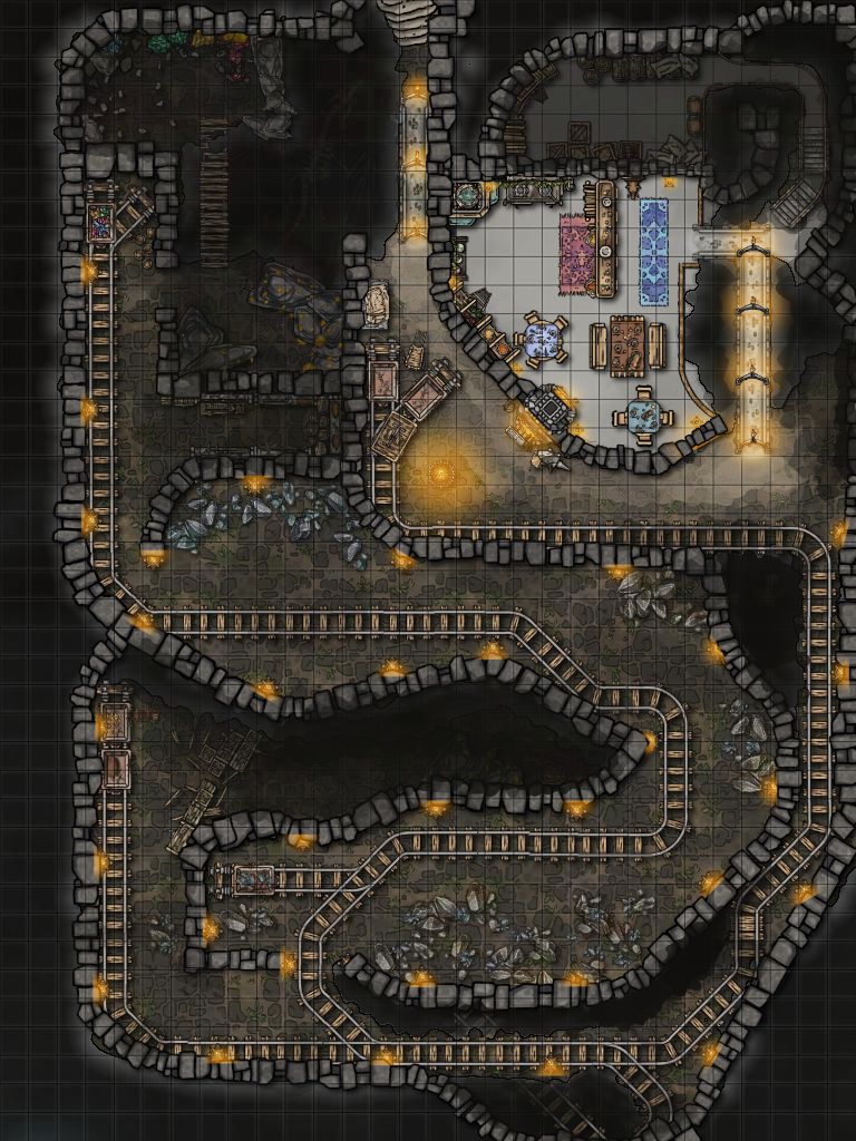 Local Dwarven Mine: Floor 1 | Inkarnate - Create Fantasy Maps Online