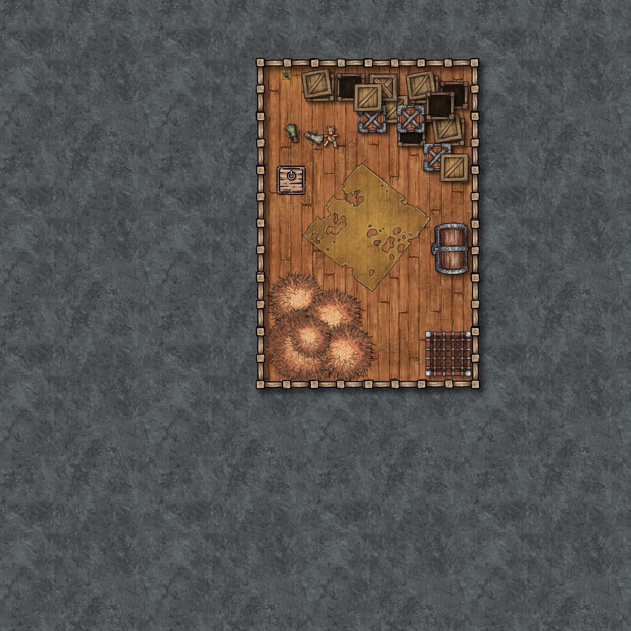 Villa Rosita - The attic | Inkarnate - Create Fantasy Maps Online