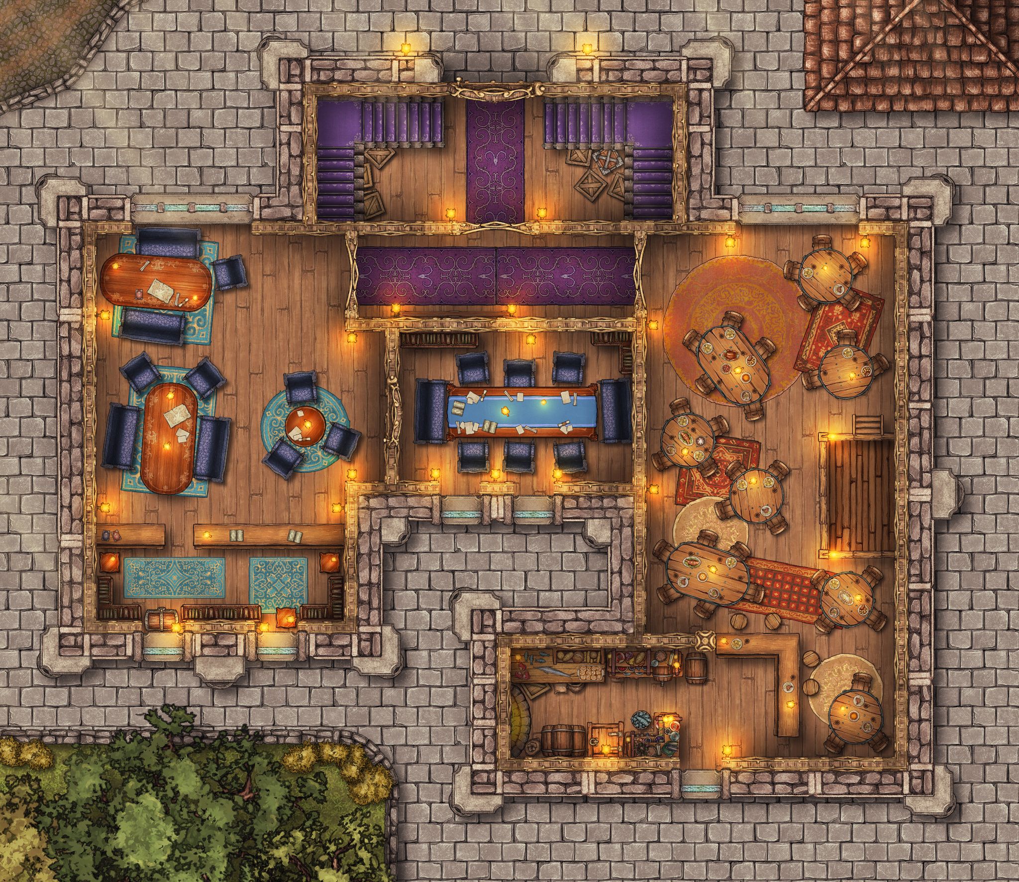 Adventurer's Guild & Inn | Inkarnate - Create Fantasy Maps Online