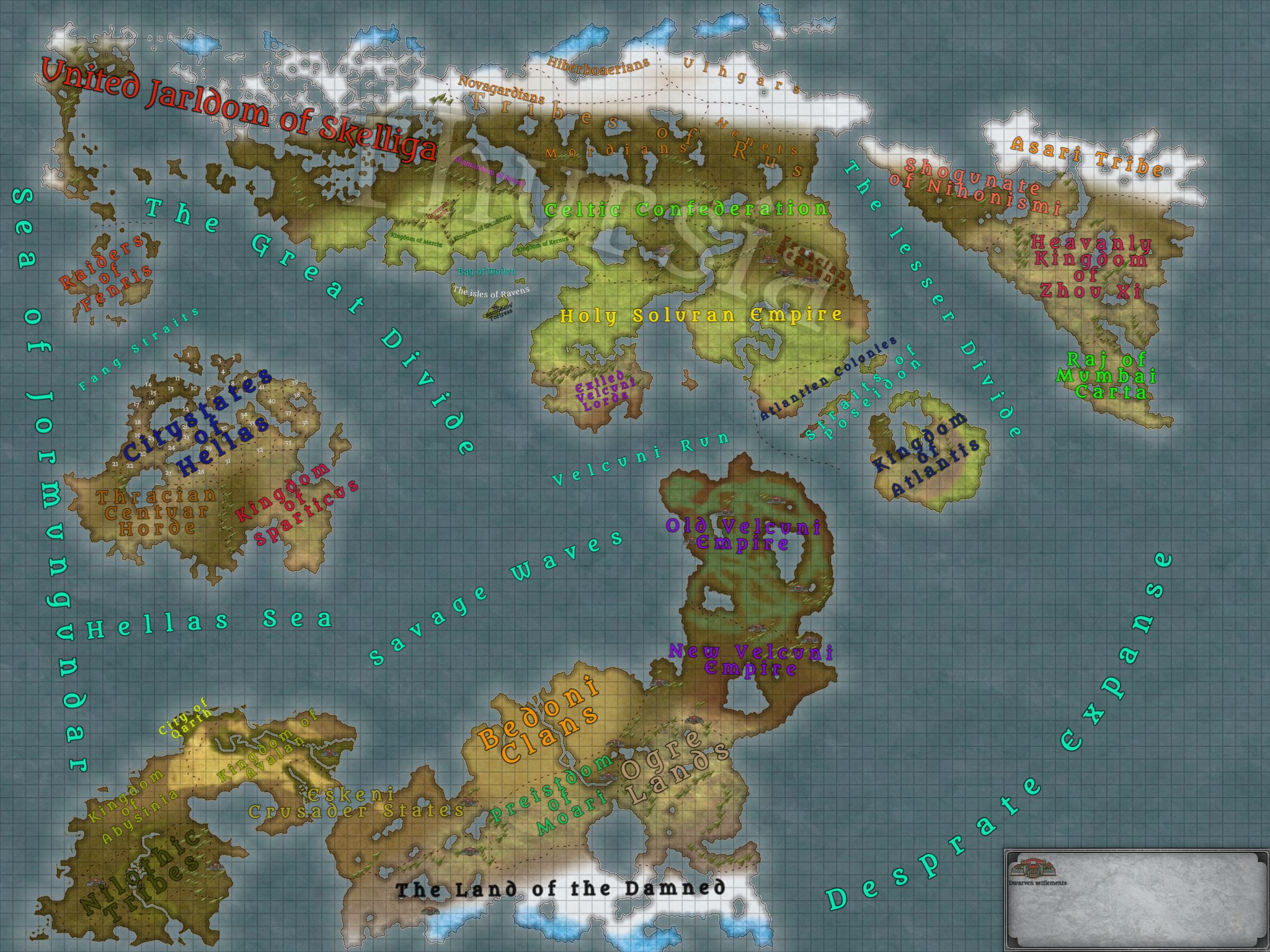Midgard backup | Inkarnate - Create Fantasy Maps Online