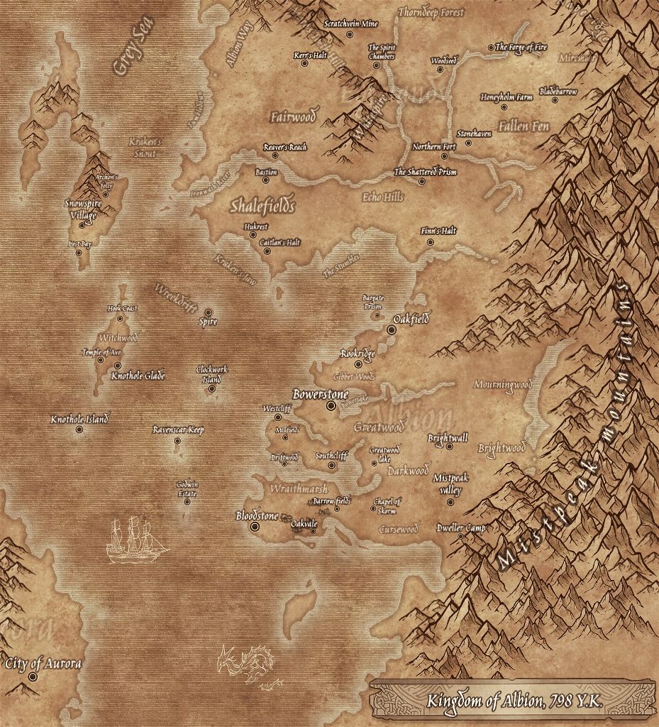 Map of Albion from Fable | Inkarnate - Create Fantasy Maps Online