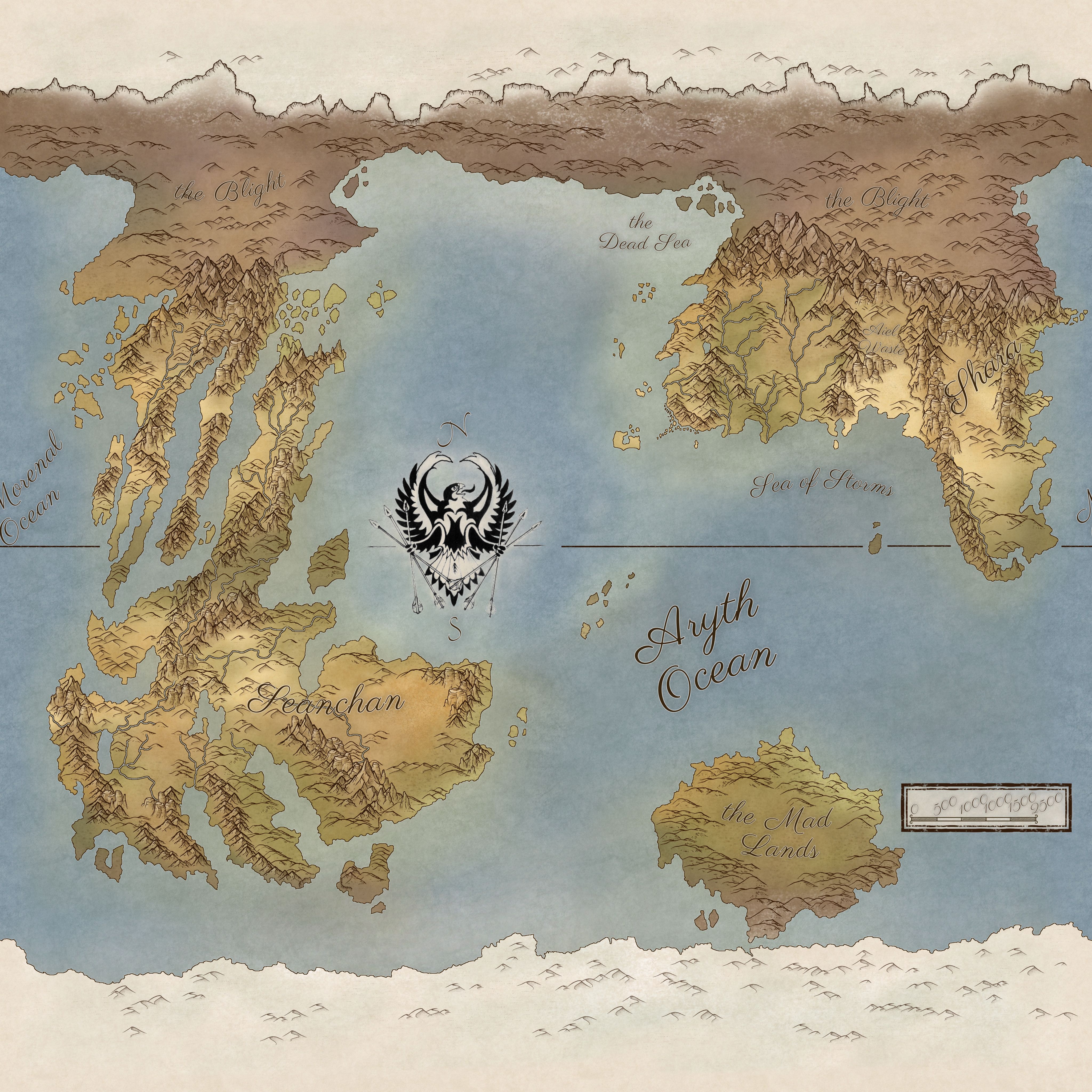 Wheel of Time - Randland | Inkarnate - Create Fantasy Maps Online