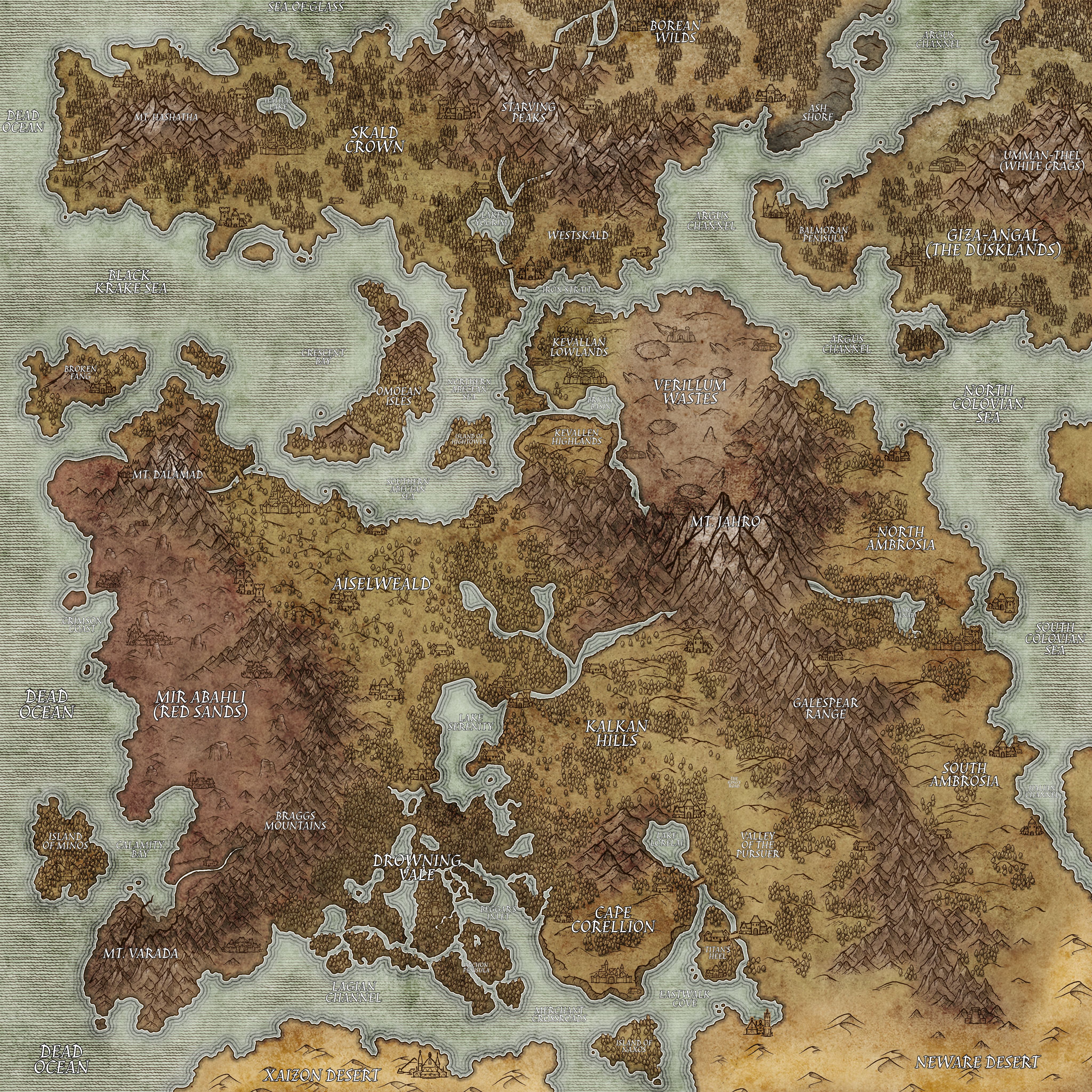 The Austerlands | Inkarnate - Create Fantasy Maps Online