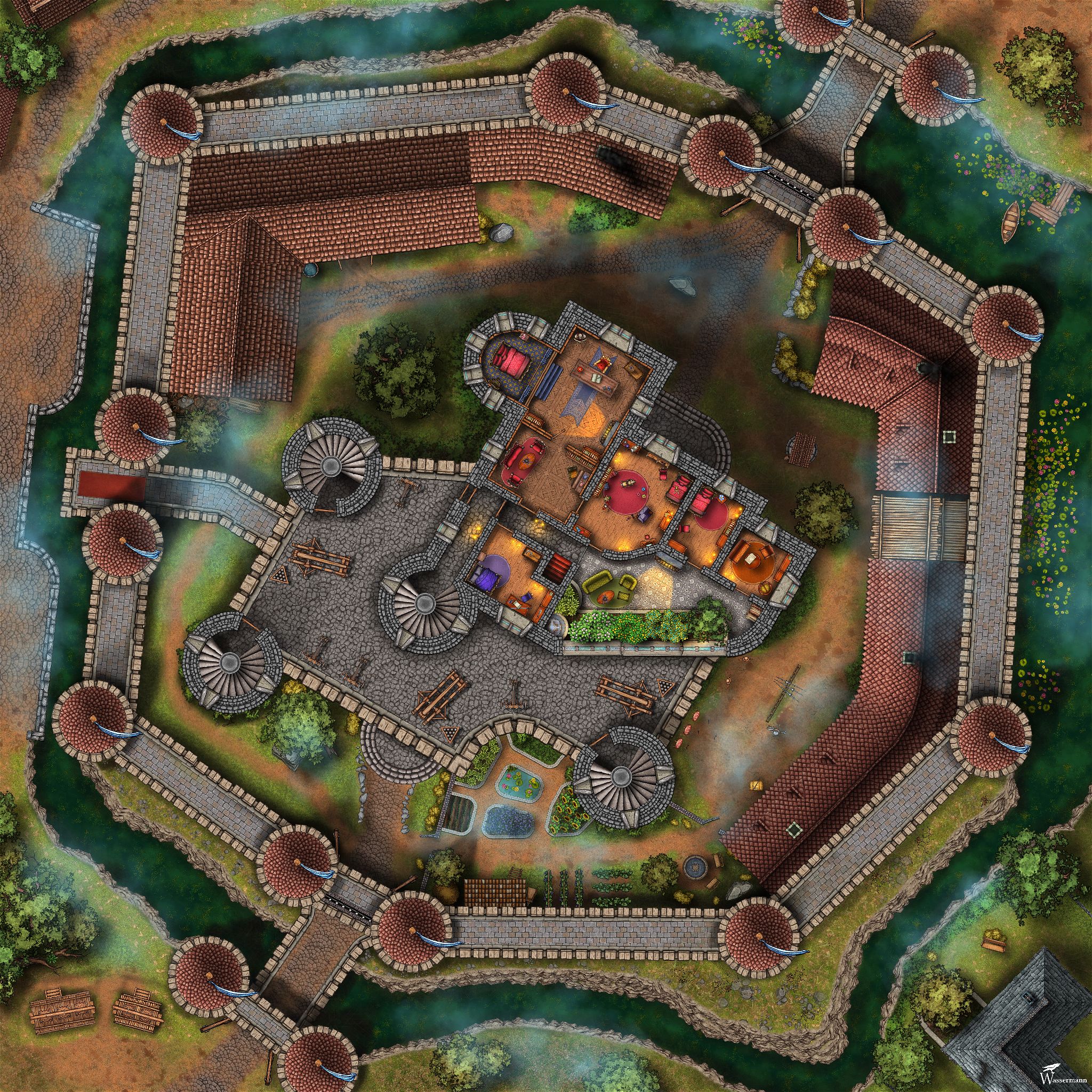 Castle Never 3rd | Inkarnate - Create Fantasy Maps Online