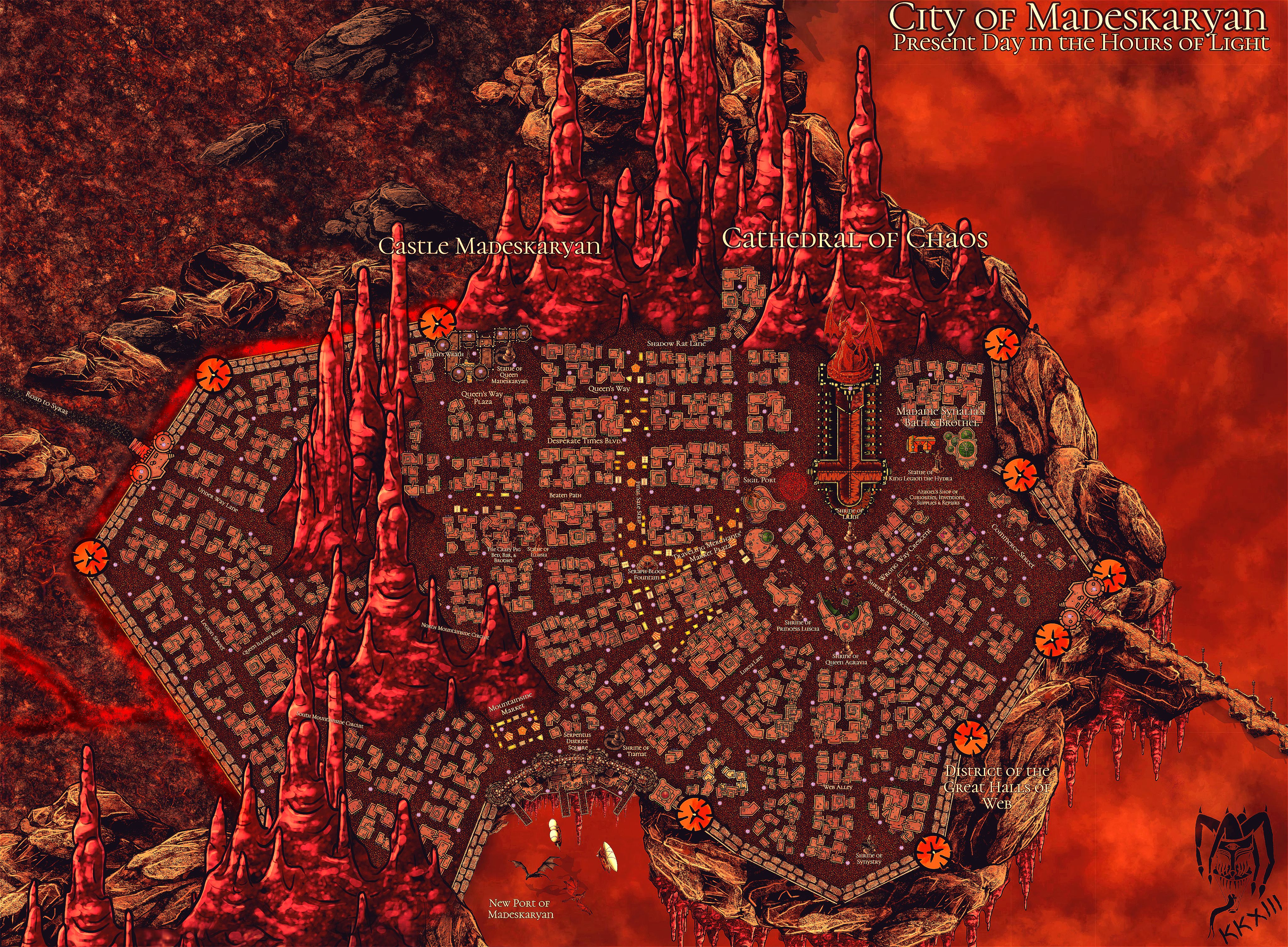 The City of Madeskaryan | Inkarnate - Create Fantasy Maps Online
