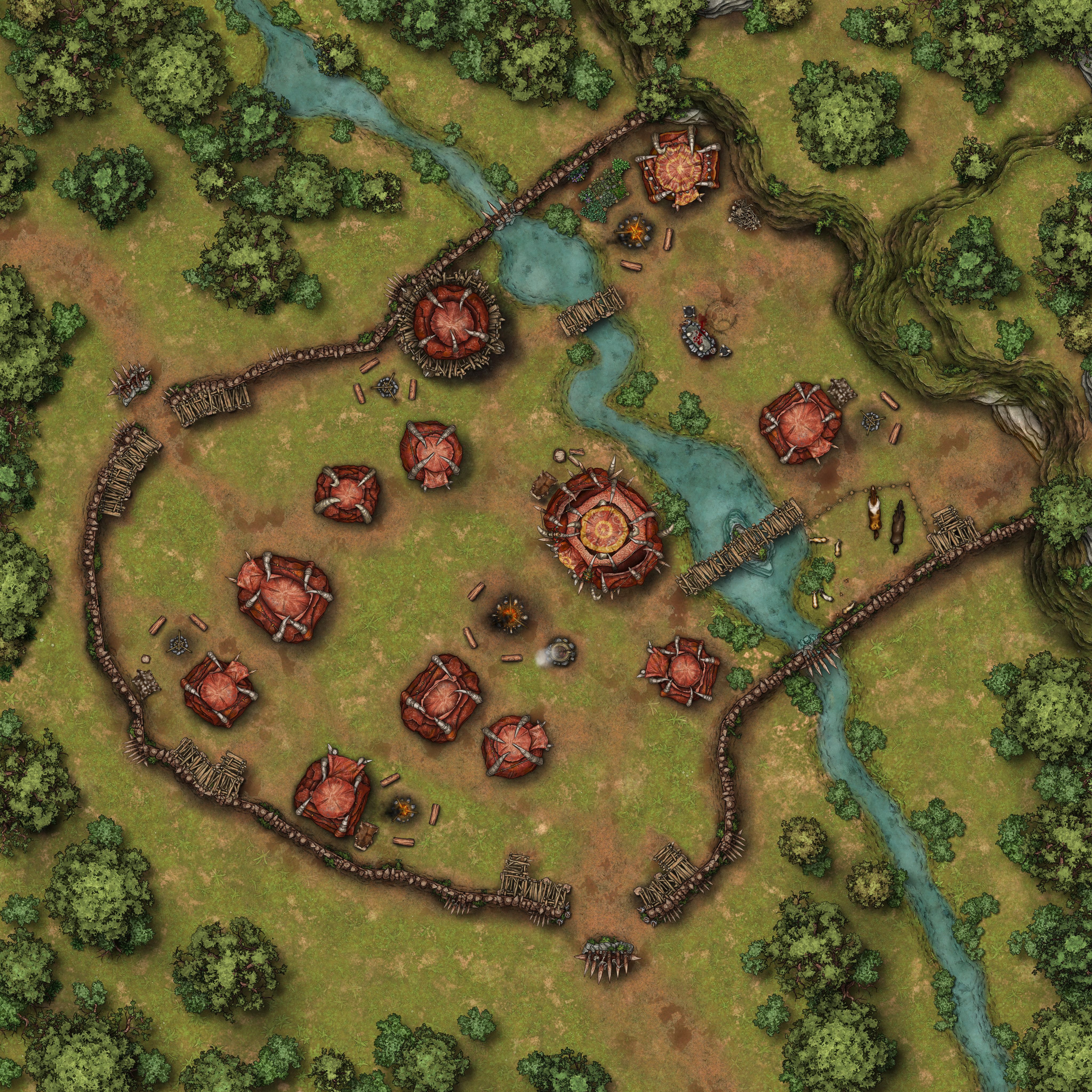 Orc Camp | Inkarnate - Create Fantasy Maps Online
