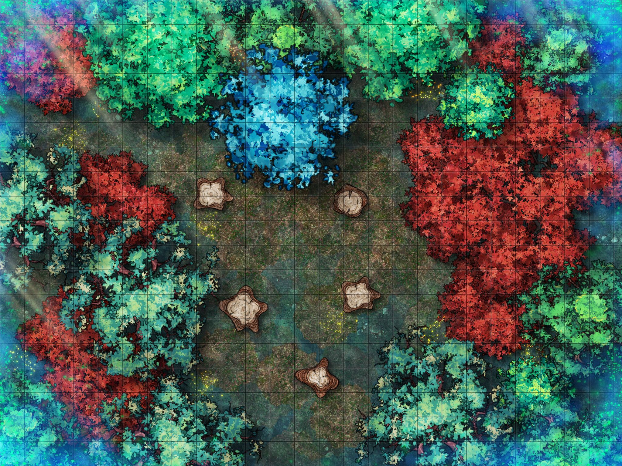 Decidu-licious clearing | Inkarnate - Create Fantasy Maps Online