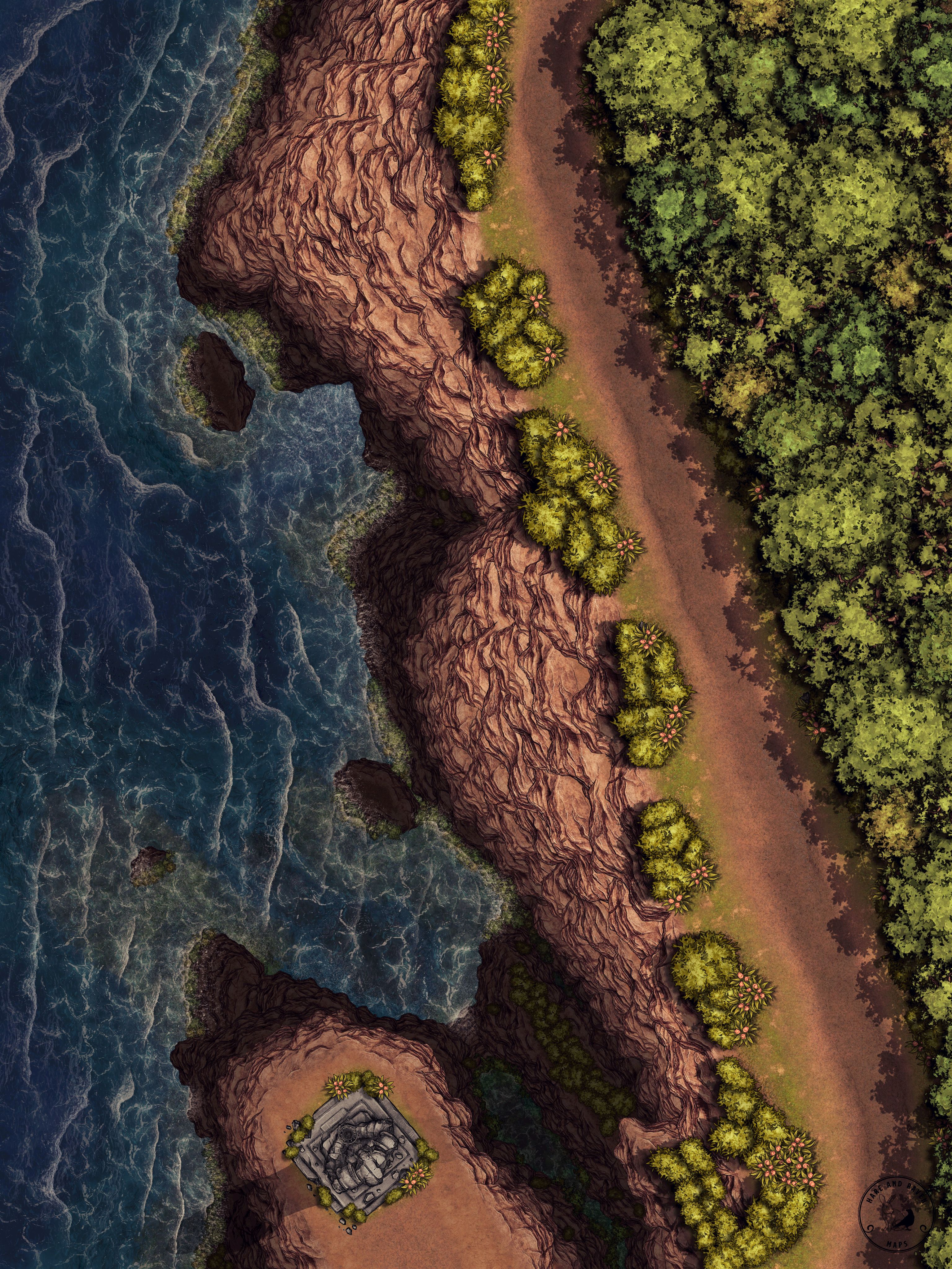 Old Coast Road | Inkarnate - Create Fantasy Maps Online