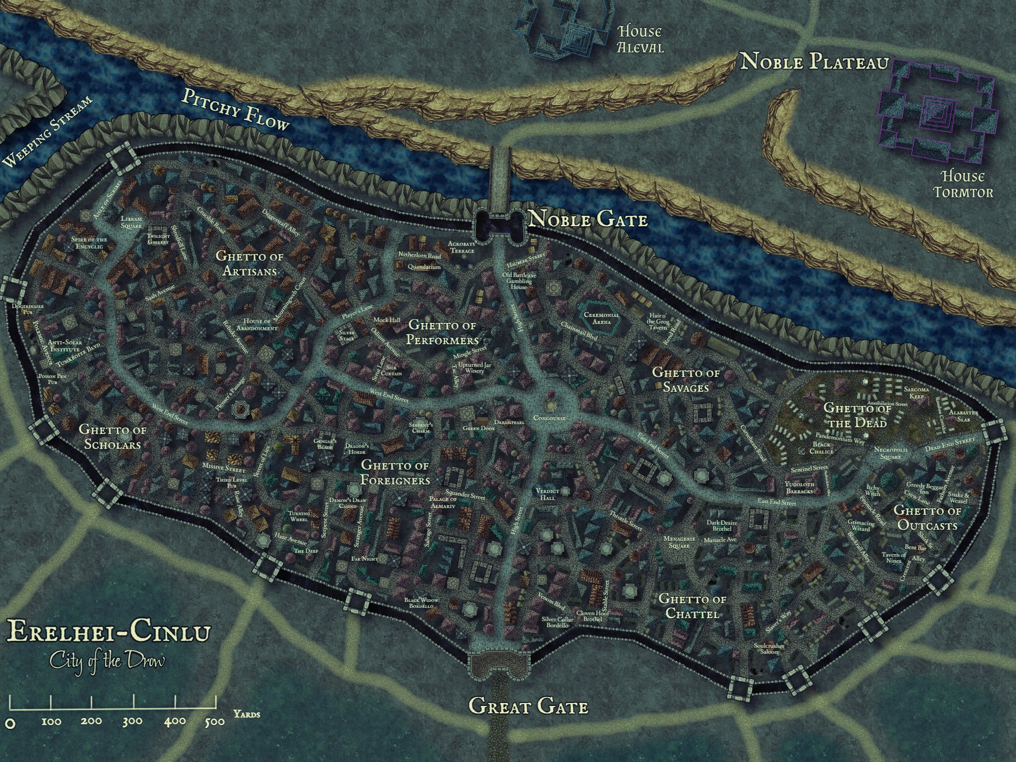 Erelhei-Cinlu DM Version | Inkarnate - Create Fantasy Maps Online