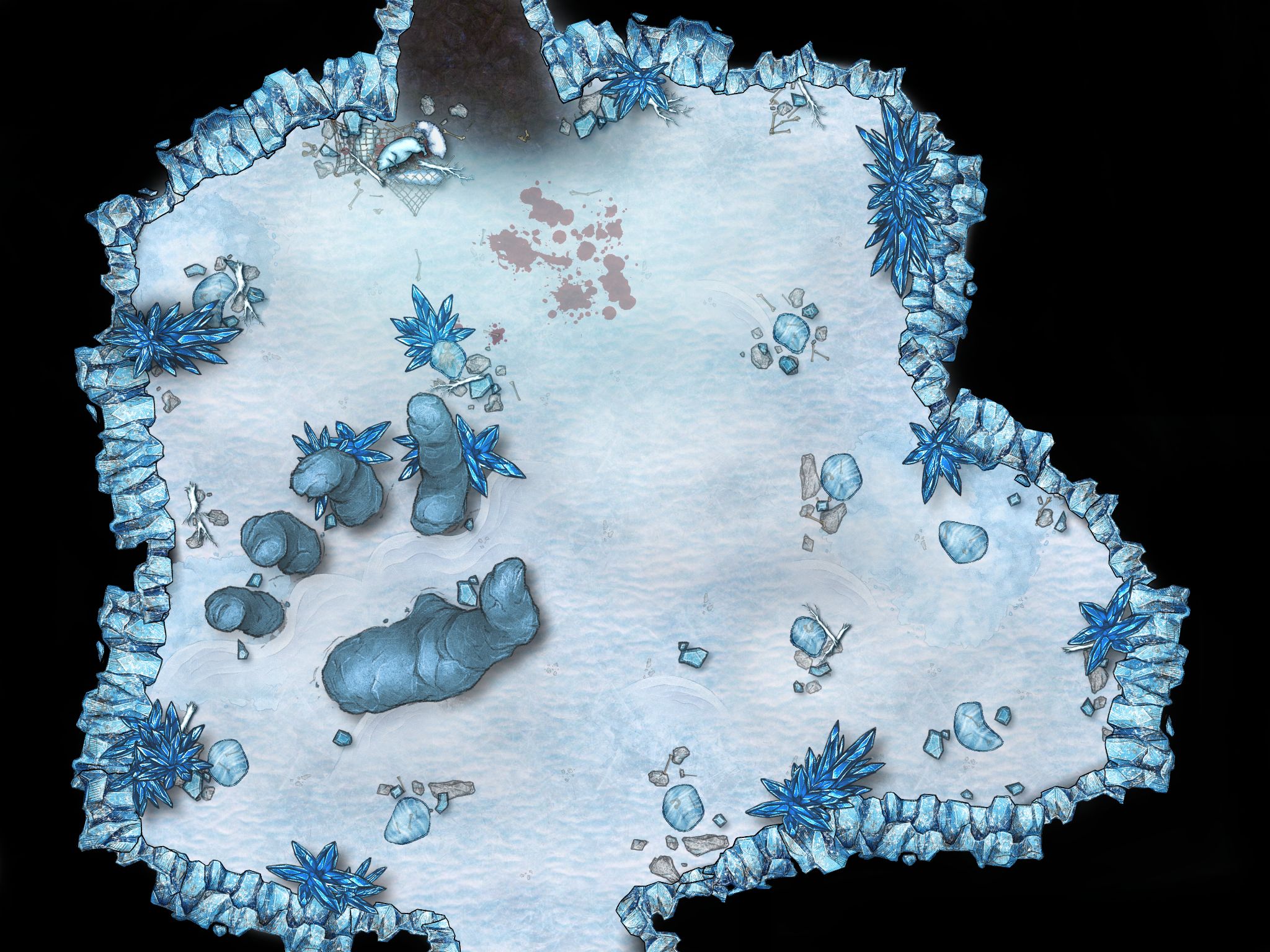 Ice Cave | Inkarnate - Create Fantasy Maps Online