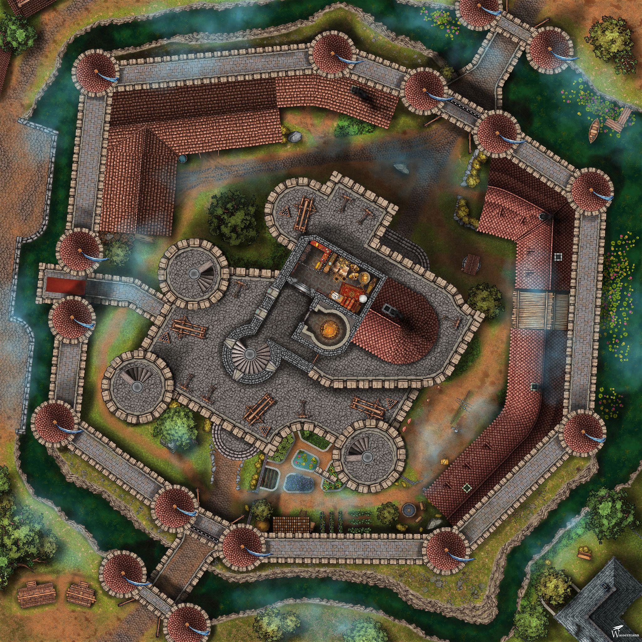 Castle Never 4th | Inkarnate - Create Fantasy Maps Online