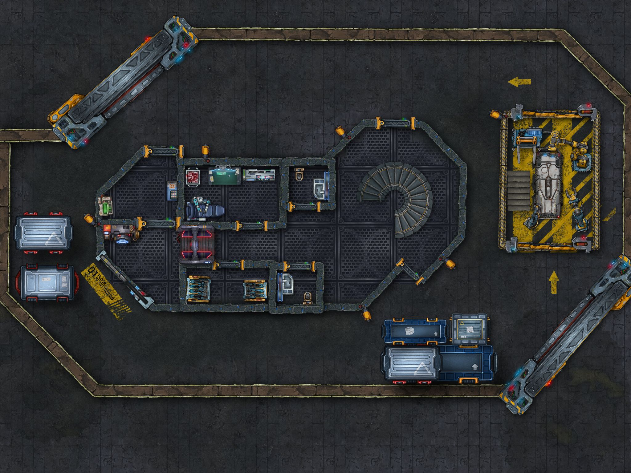 the iron mercenary facility layer/floor 1 | Inkarnate - Create Fantasy ...
