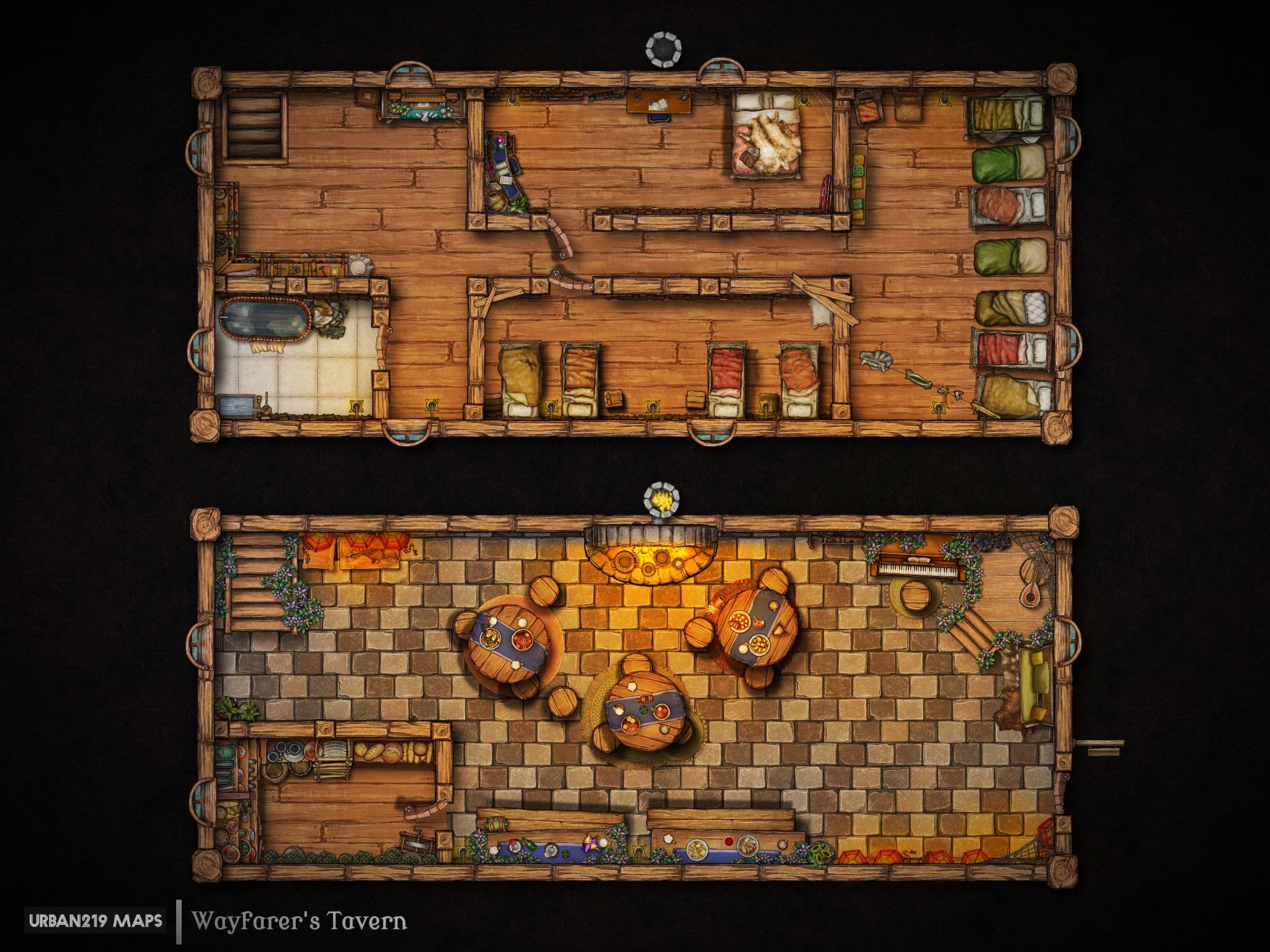 Wayfarer's Tavern | Inkarnate - Create Fantasy Maps Online