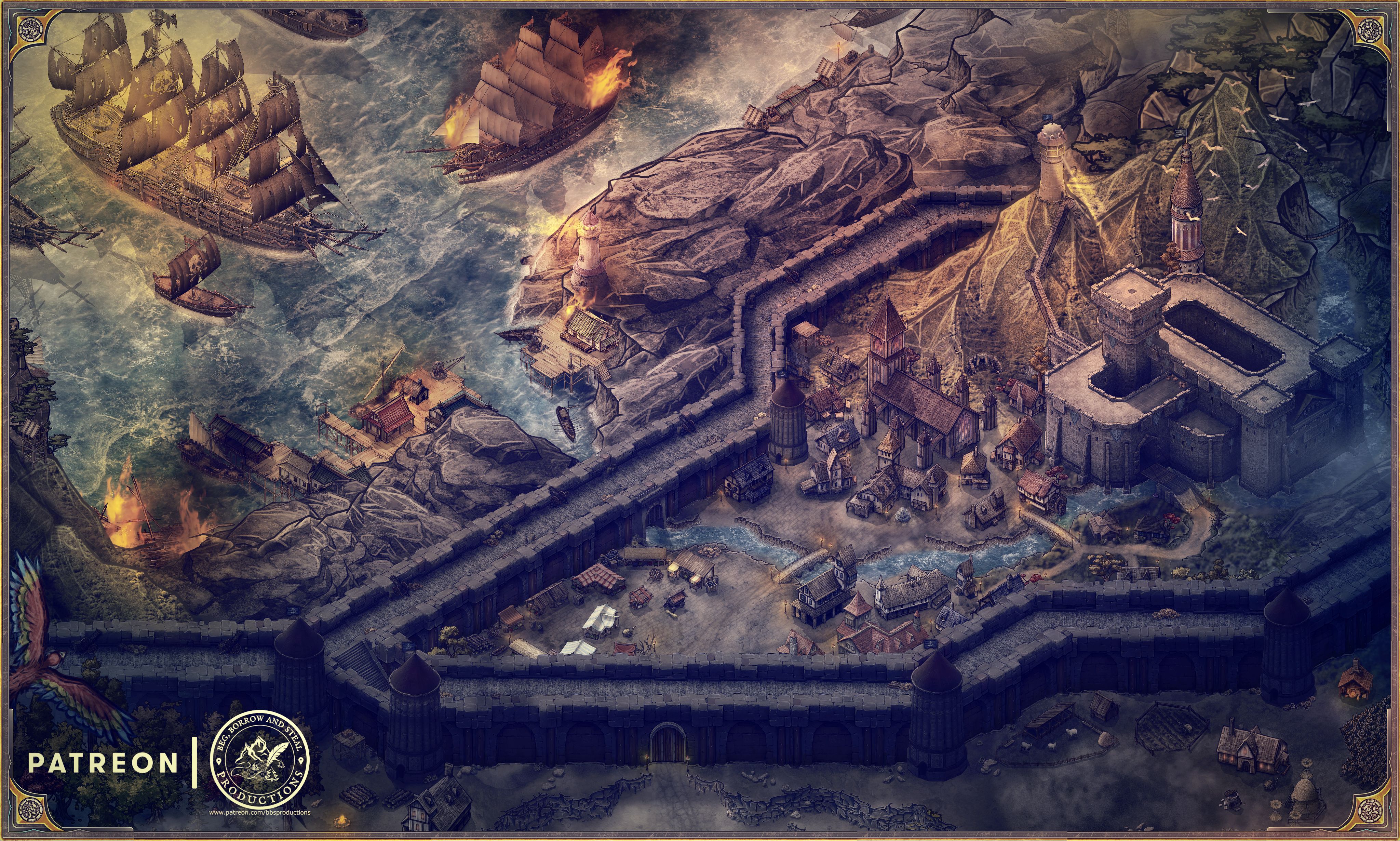 No Prey, No Pay - The Siege of the Eastern Isles | Inkarnate - Create ...