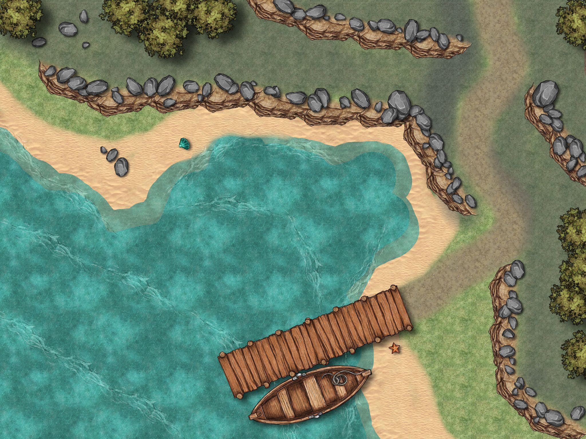 Drowned Sailor Encounter_Dragons of Stormwreck Isle | Inkarnate ...