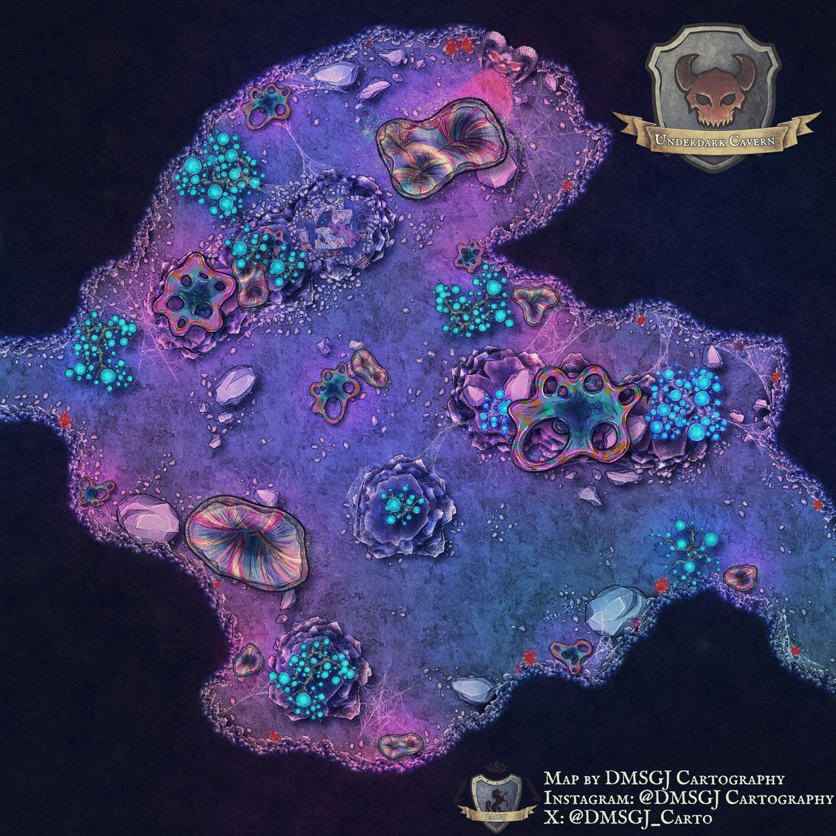 Underdark Cavern | Inkarnate - Create Fantasy Maps Online