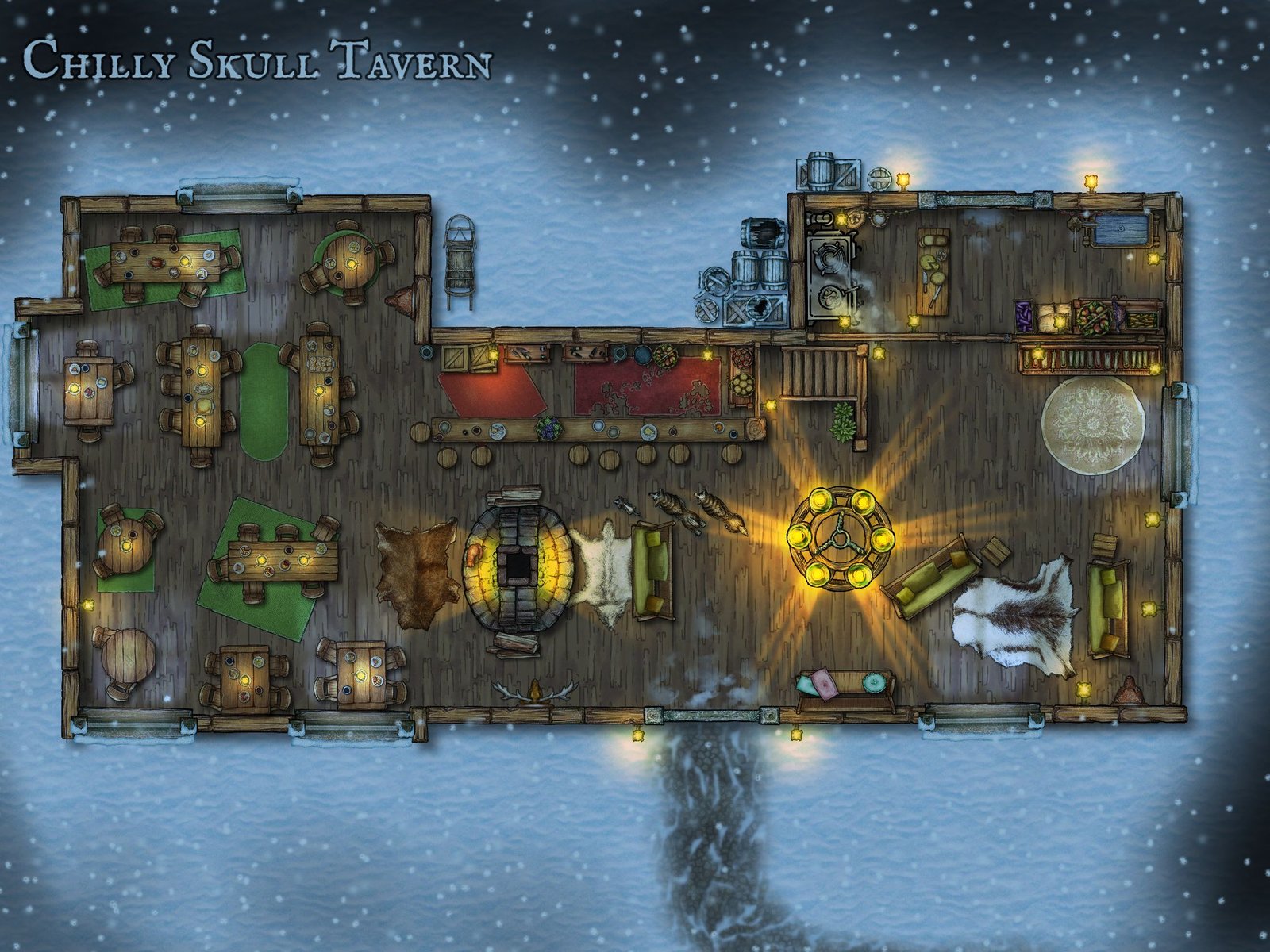 Chilly Skull Tavern | Inkarnate - Create Fantasy Maps Online
