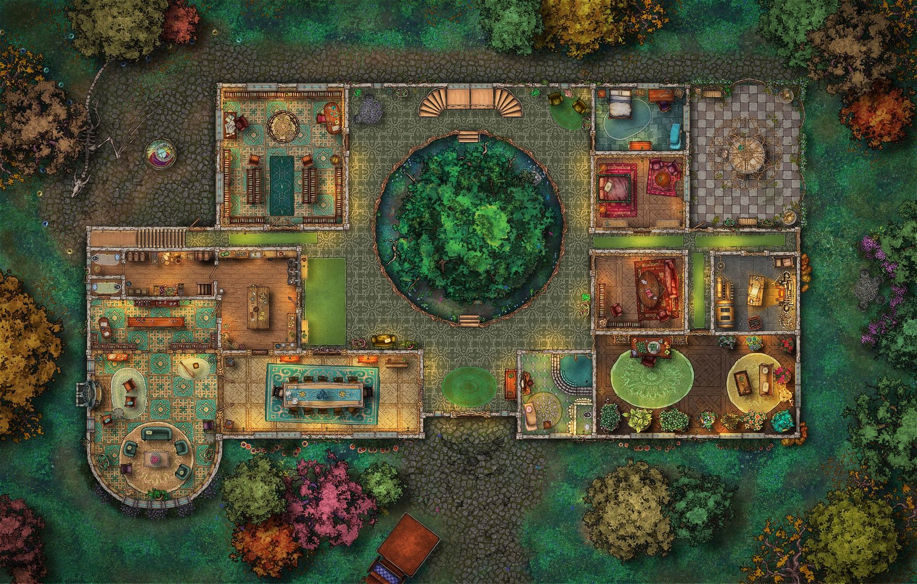 Mansion Home | Inkarnate - Create Fantasy Maps Online