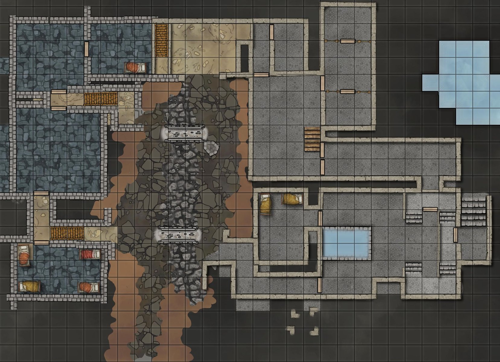 Tresendar Manor Cellar | Inkarnate - Create Fantasy Maps Online