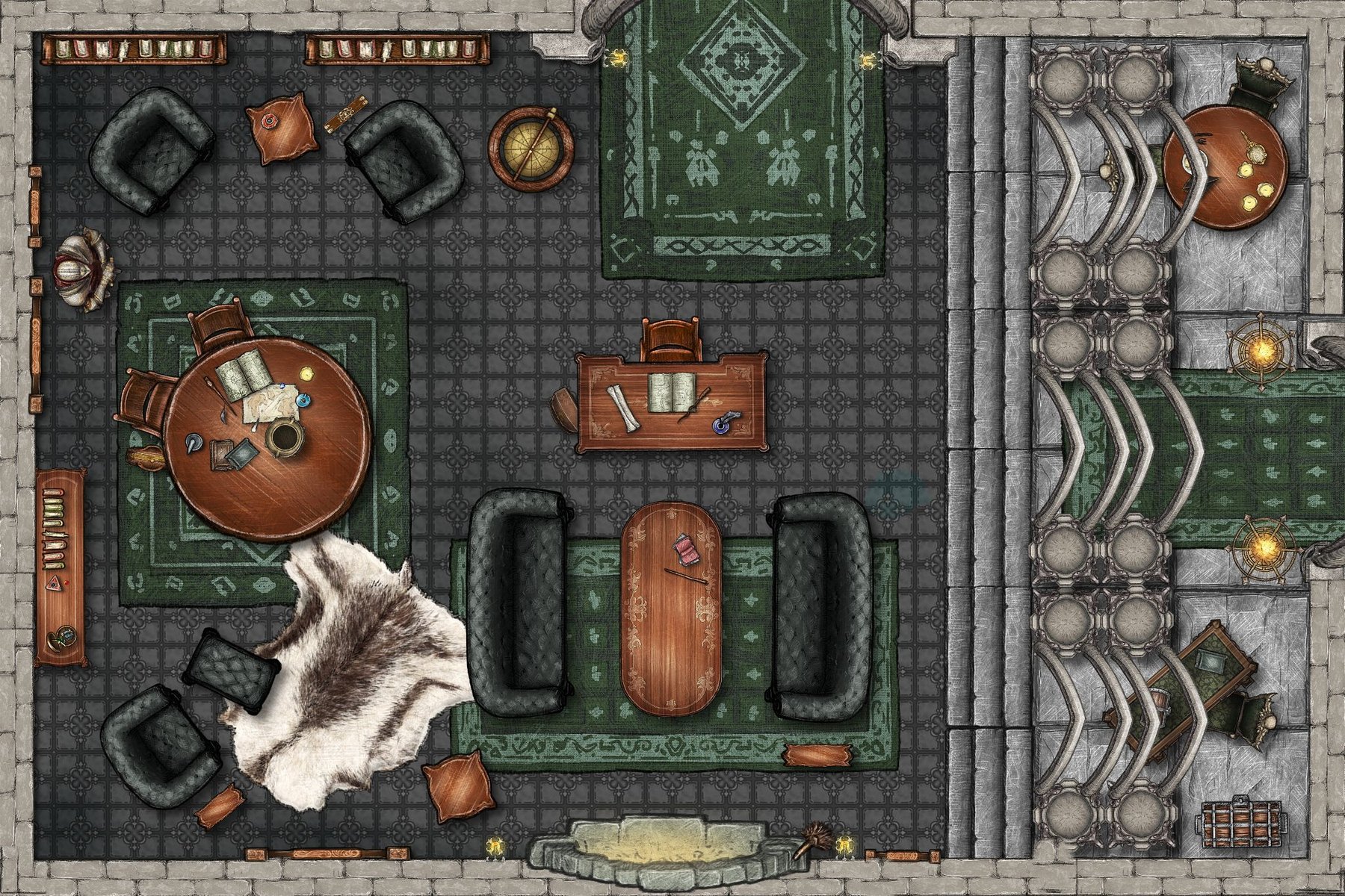 Cunning Common Room | Inkarnate - Create Fantasy Maps Online