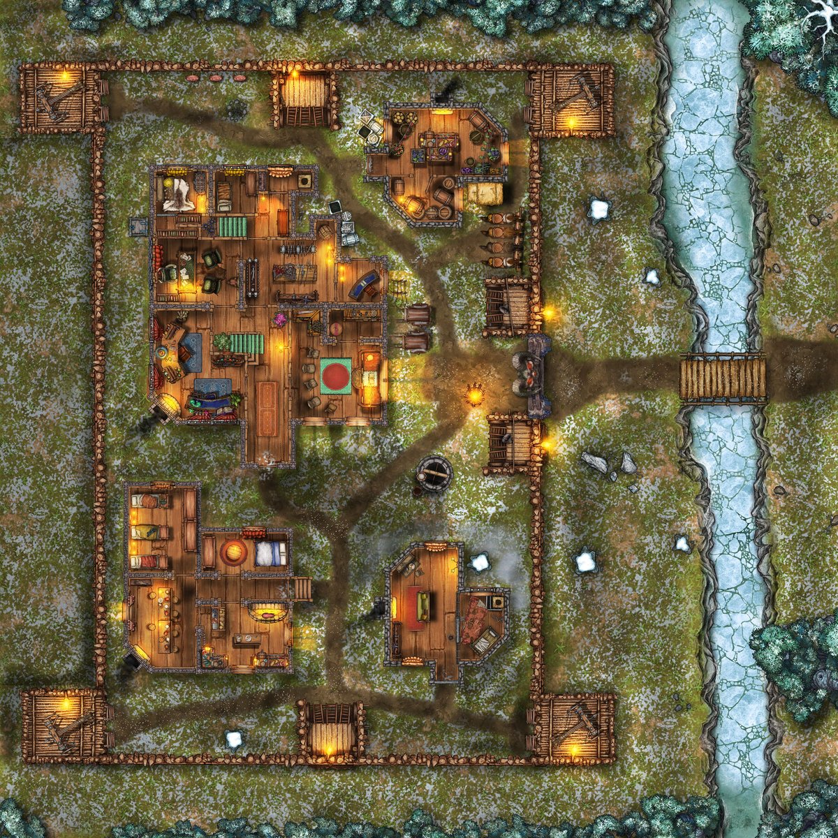Fortified Camp | Inkarnate - Create Fantasy Maps Online