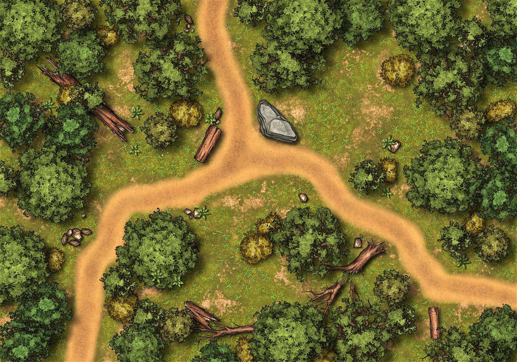 Encounter Road Junction | Inkarnate - Create Fantasy Maps Online