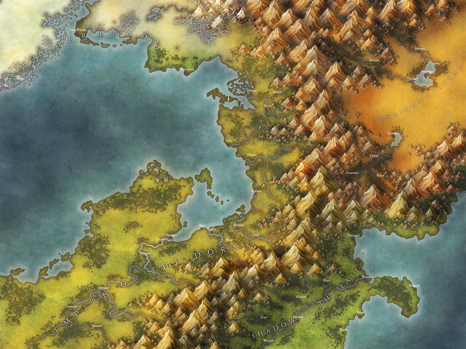 The Lands Rich | Inkarnate - Create Fantasy Maps Online