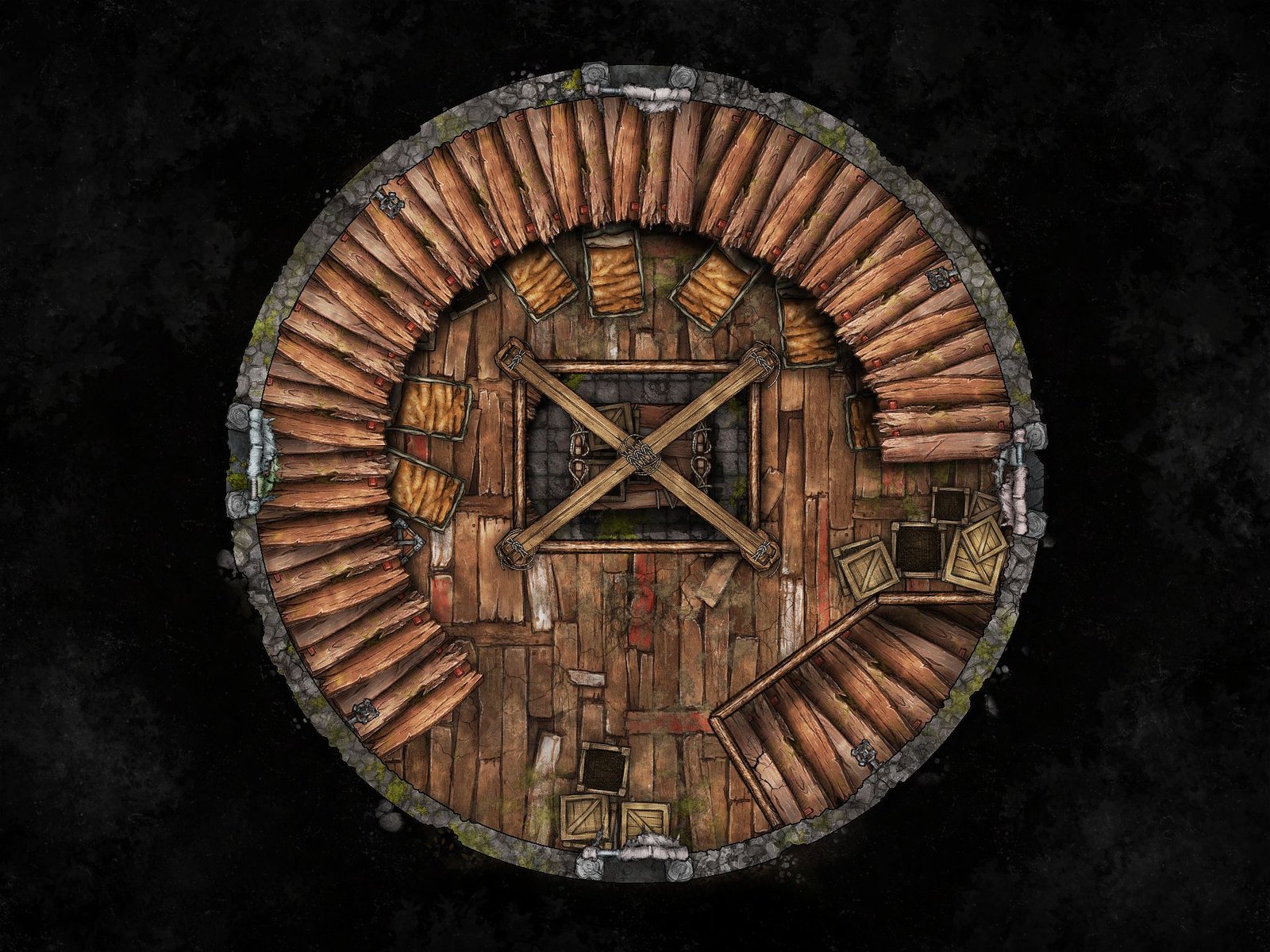 Abandoned Watchtower - 1ste floor (2/3) | Inkarnate - Create Fantasy ...
