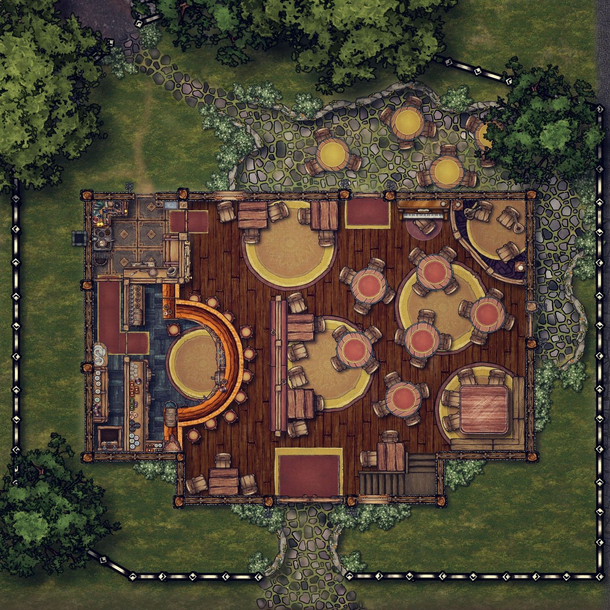 Sun's Rest Inn | Inkarnate - Create Fantasy Maps Online