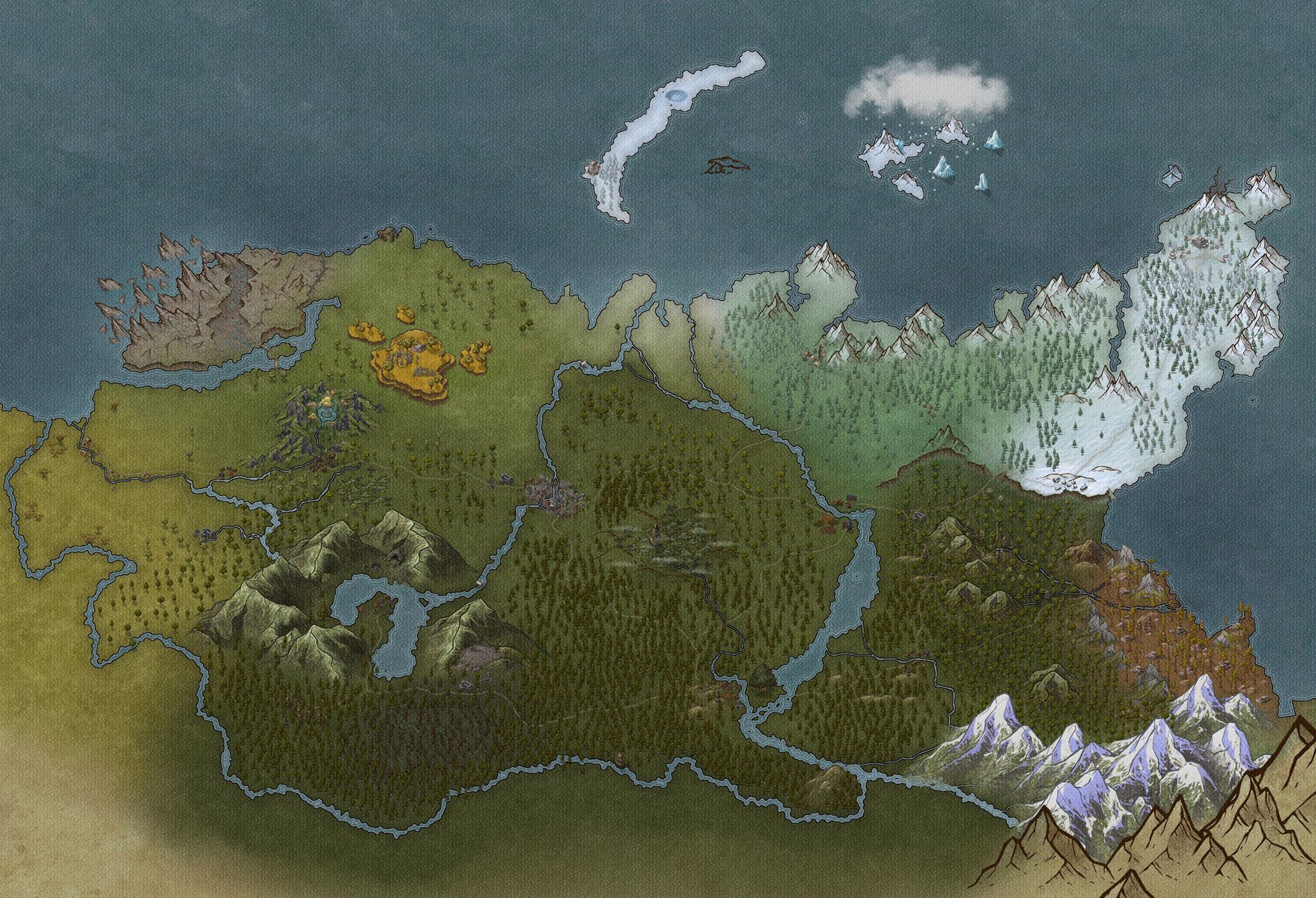 Hyperborea | Inkarnate - Create Fantasy Maps Online