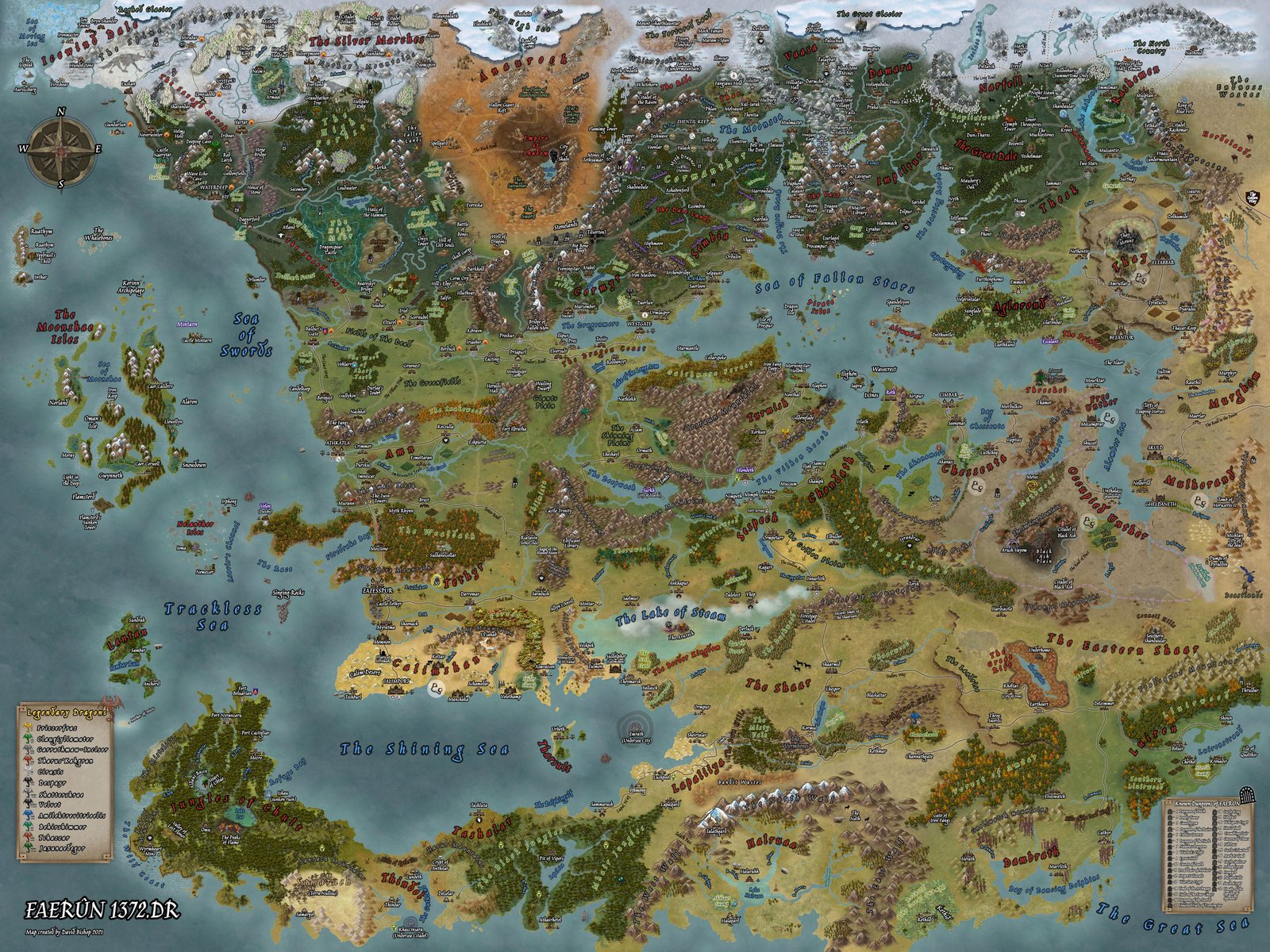 FAERUN-1372.DR | Inkarnate - Create Fantasy Maps Online
