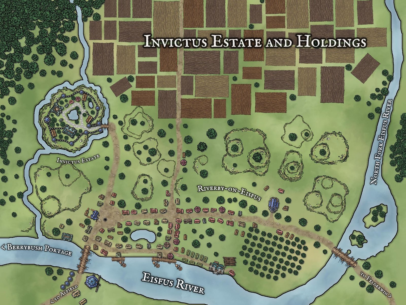 Invictus Estate and Holdings | Inkarnate - Create Fantasy Maps Online